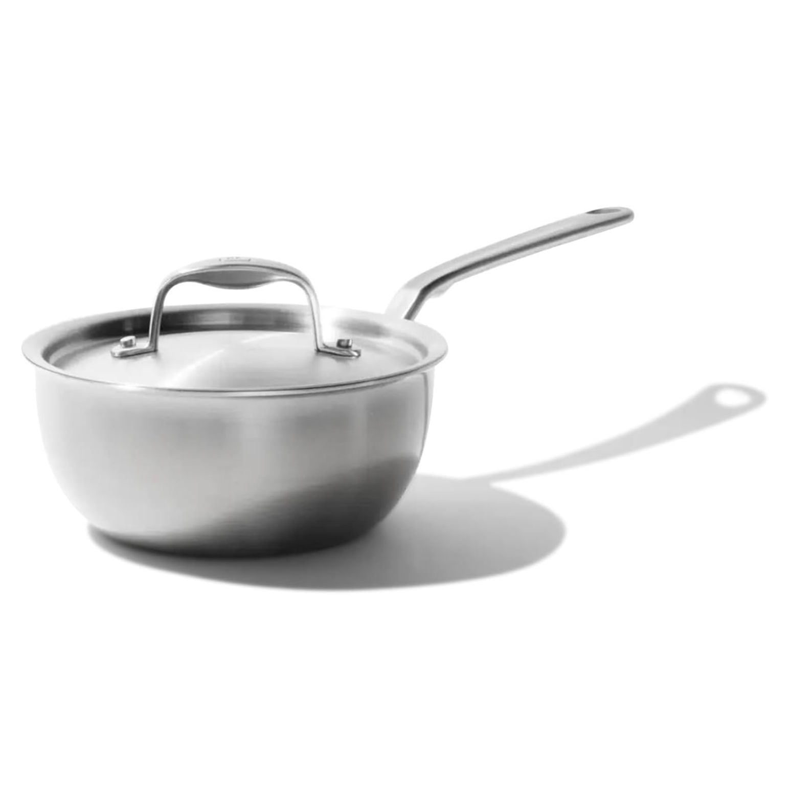 Cookware - 2 Quart Stainless Steel Saucier Pan - 5 Ply Stainless Clad ...