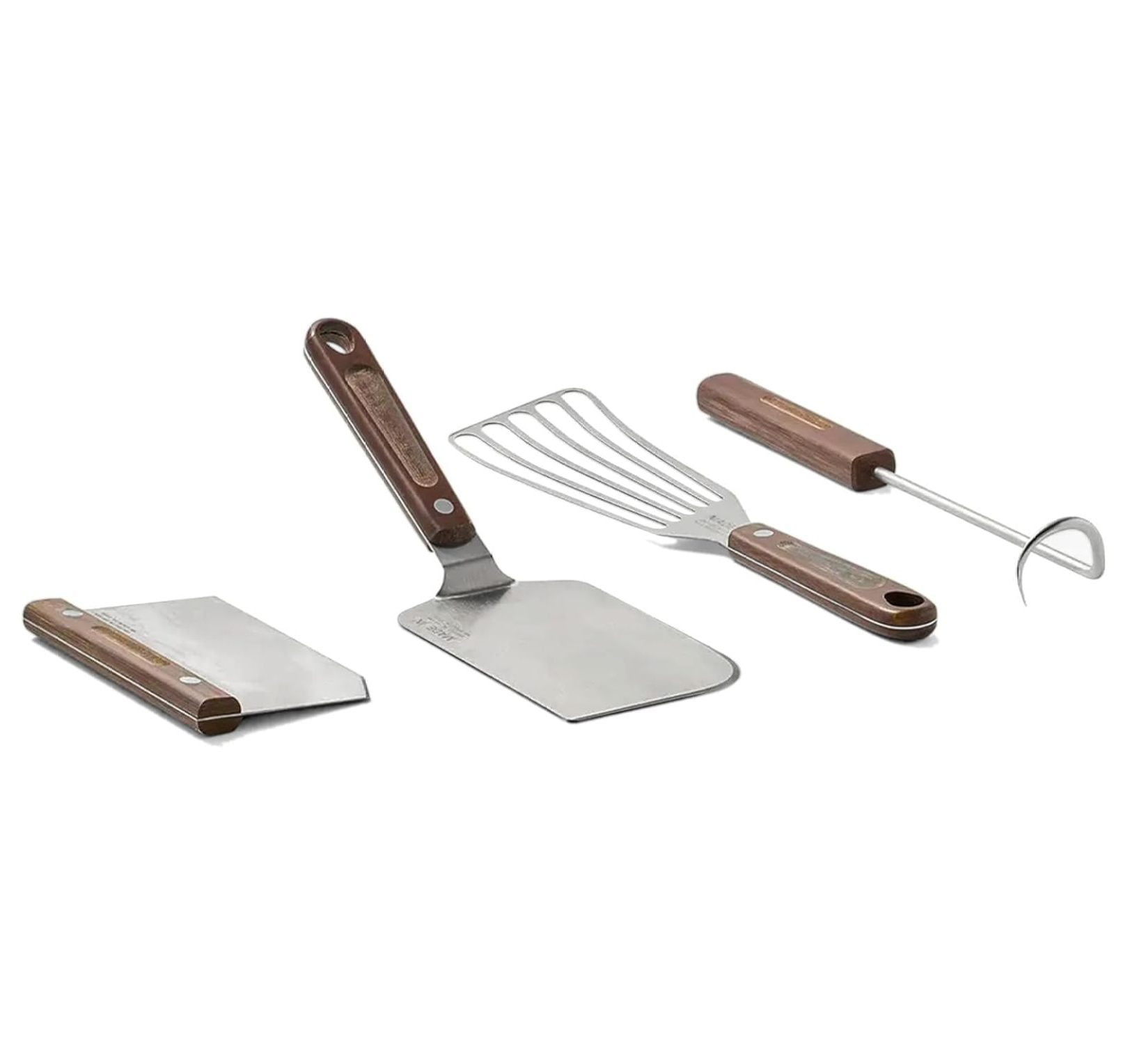 Cookware - 4 Piece Griddle Tools Set - Includes Griddle Spatula, Bench ...