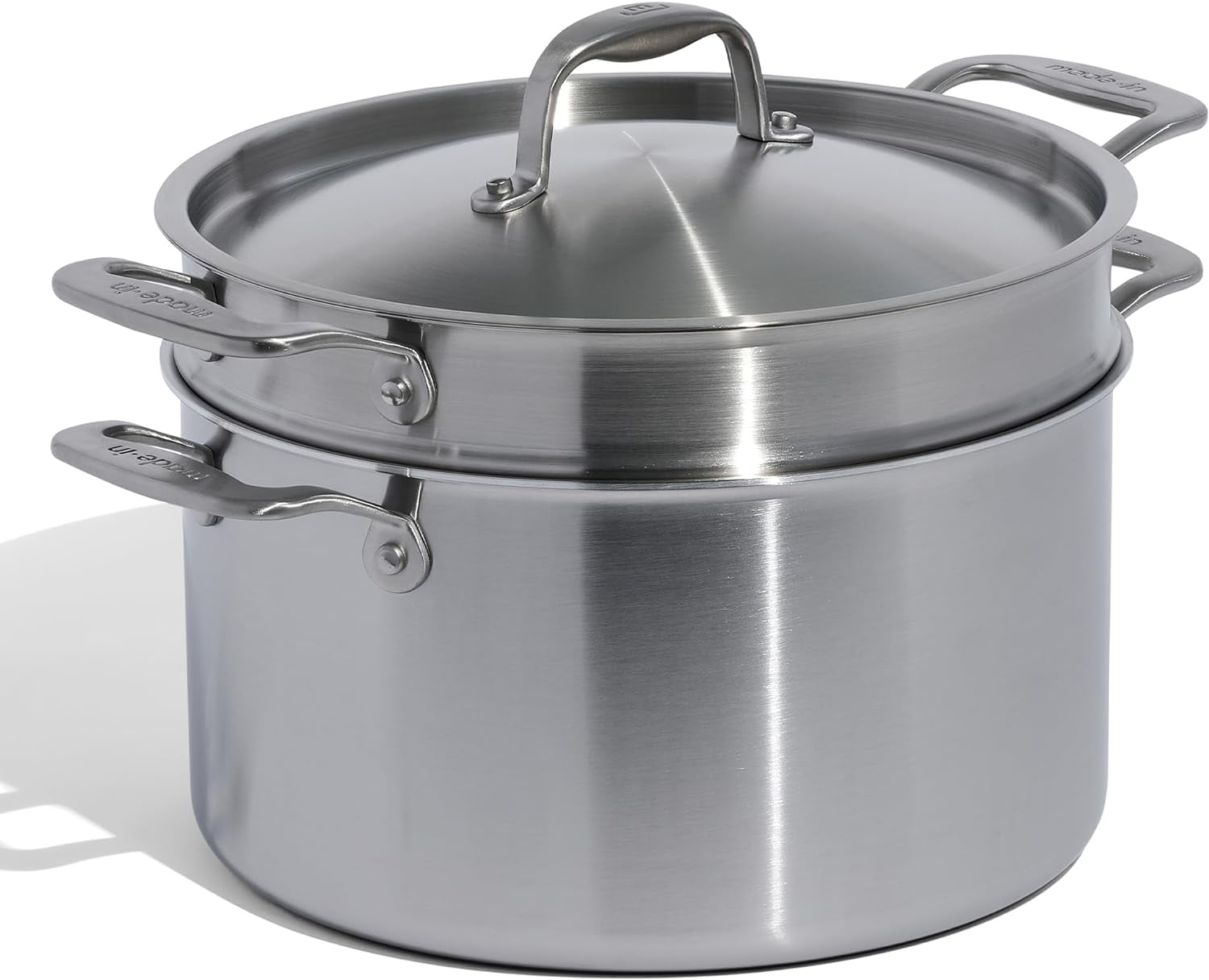 Cookware - 8 Quart Stainless Steel Stock Pot With Lid and Pasta Insert ...