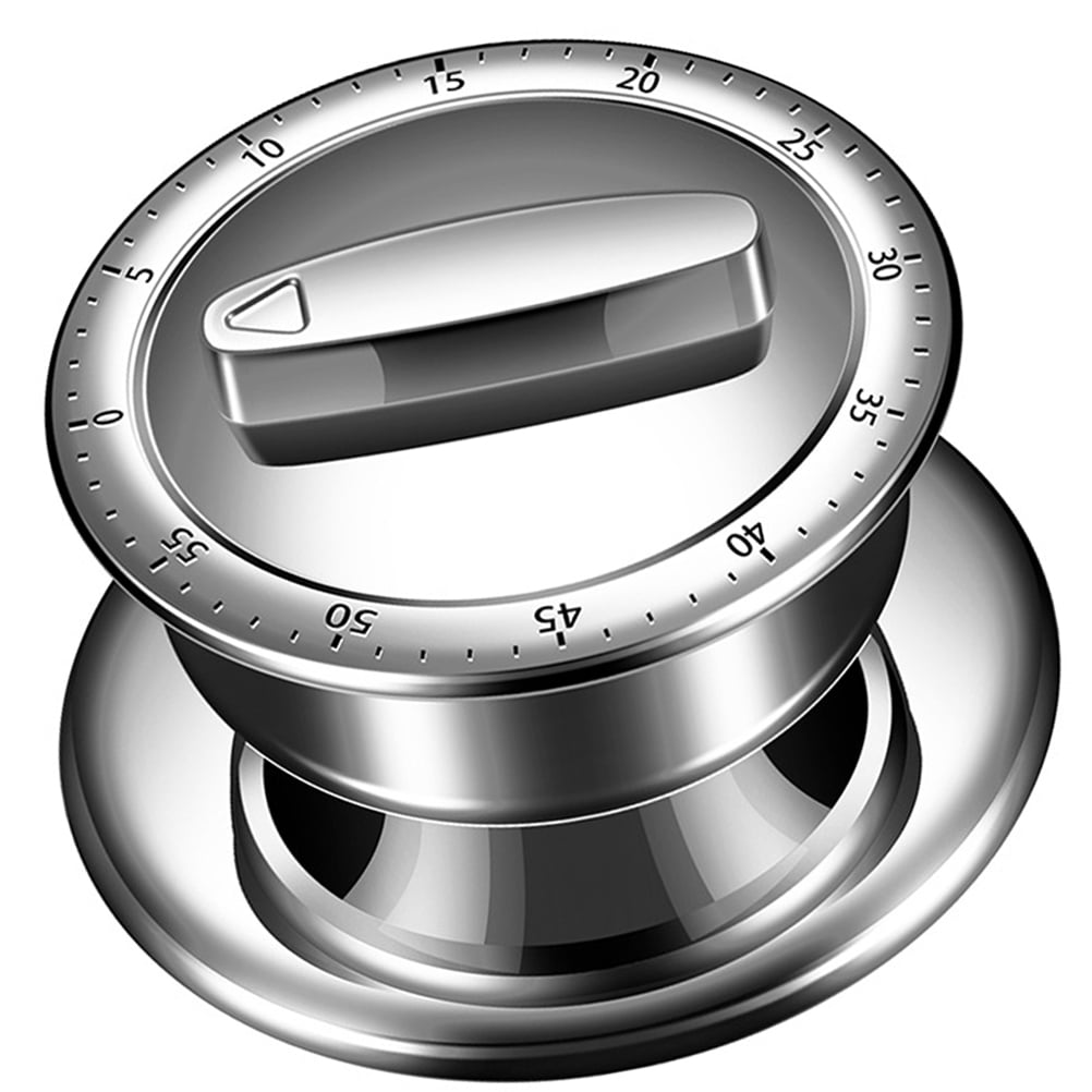 Cookware Alarm Clock Stainless Steel Timer Mechanical Lid Knobs Pot ...