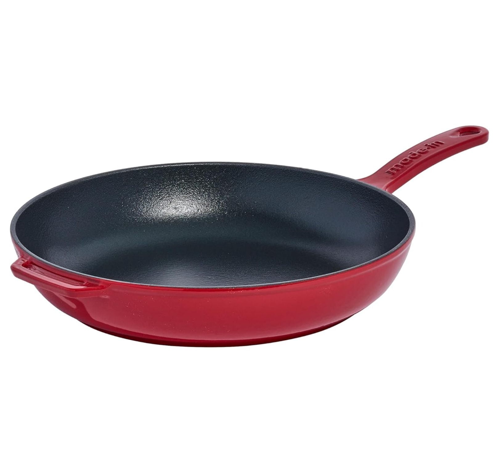 Cookware - Enameled Cast Iron Skillet - Red - Exceptional Heat ...