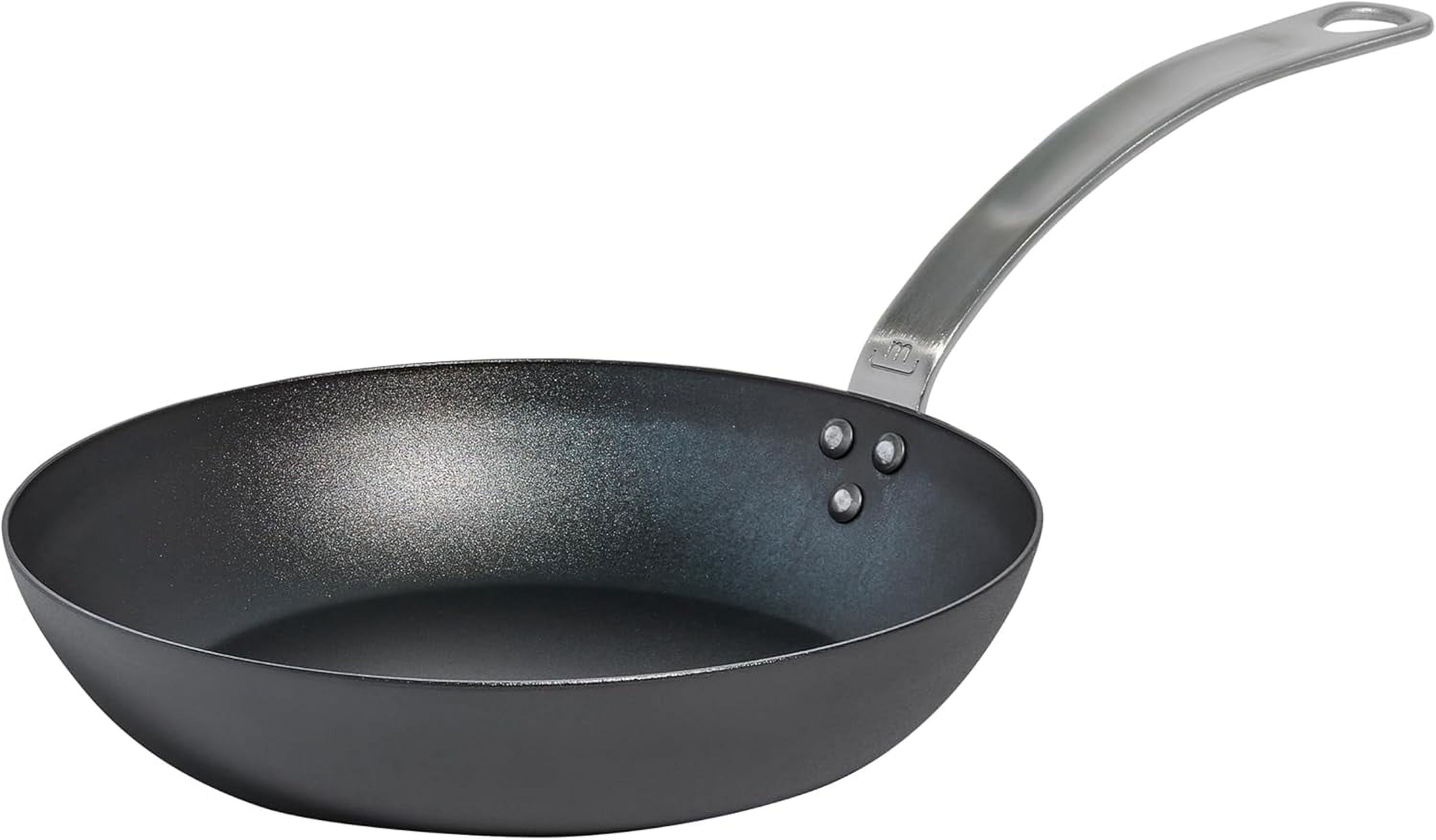 Cookware - Seasoned 10" Blue Carbon Steel Frying Pan - (Like Cast Iron ...