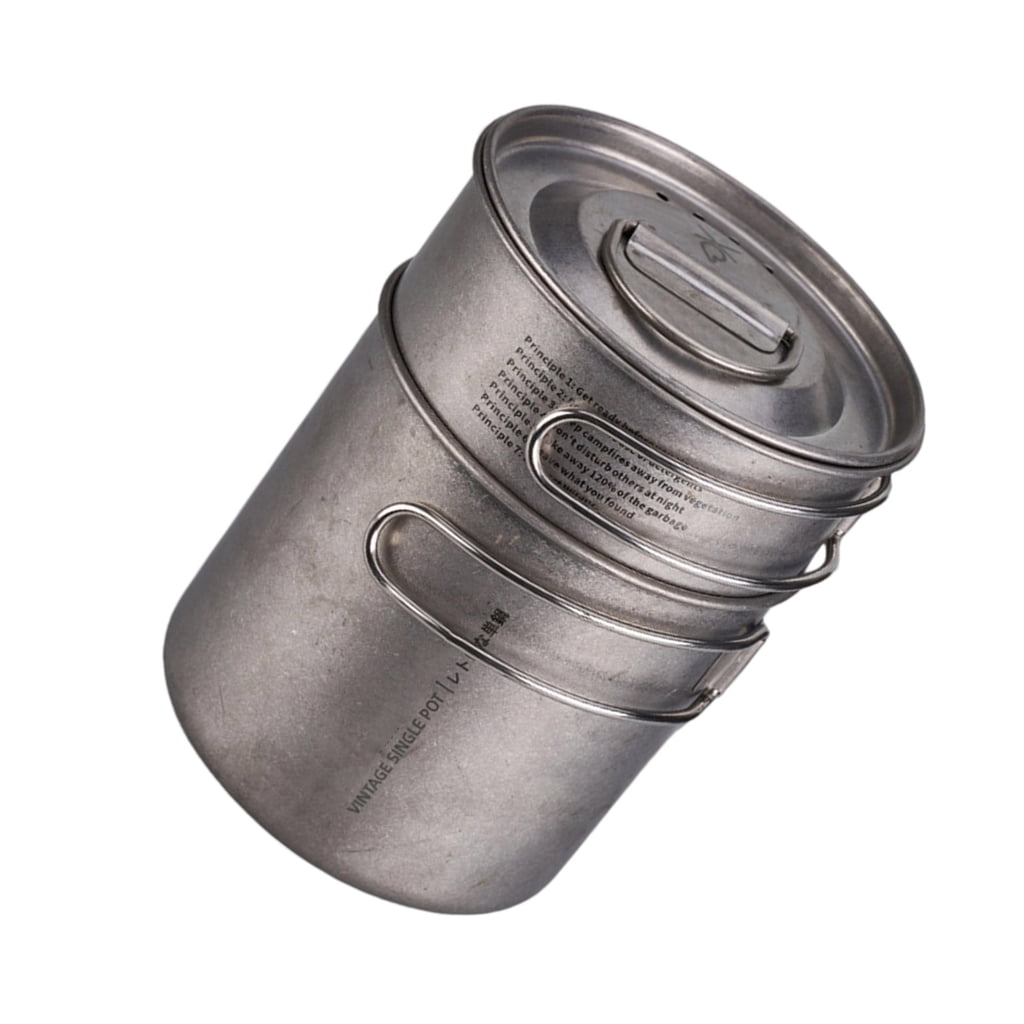 Cookware Set Picnics Pot with Folding Handle Portable Cooking Pot Easy ...