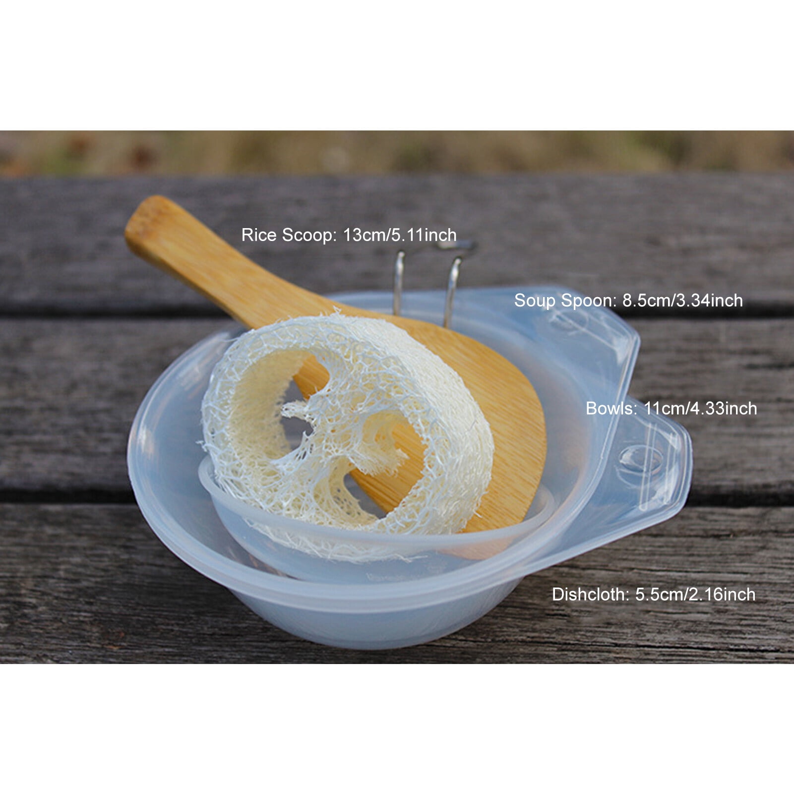 Cookware Set,Set Campfire Utensils Mesh Carry Dishcloth Cookset ...