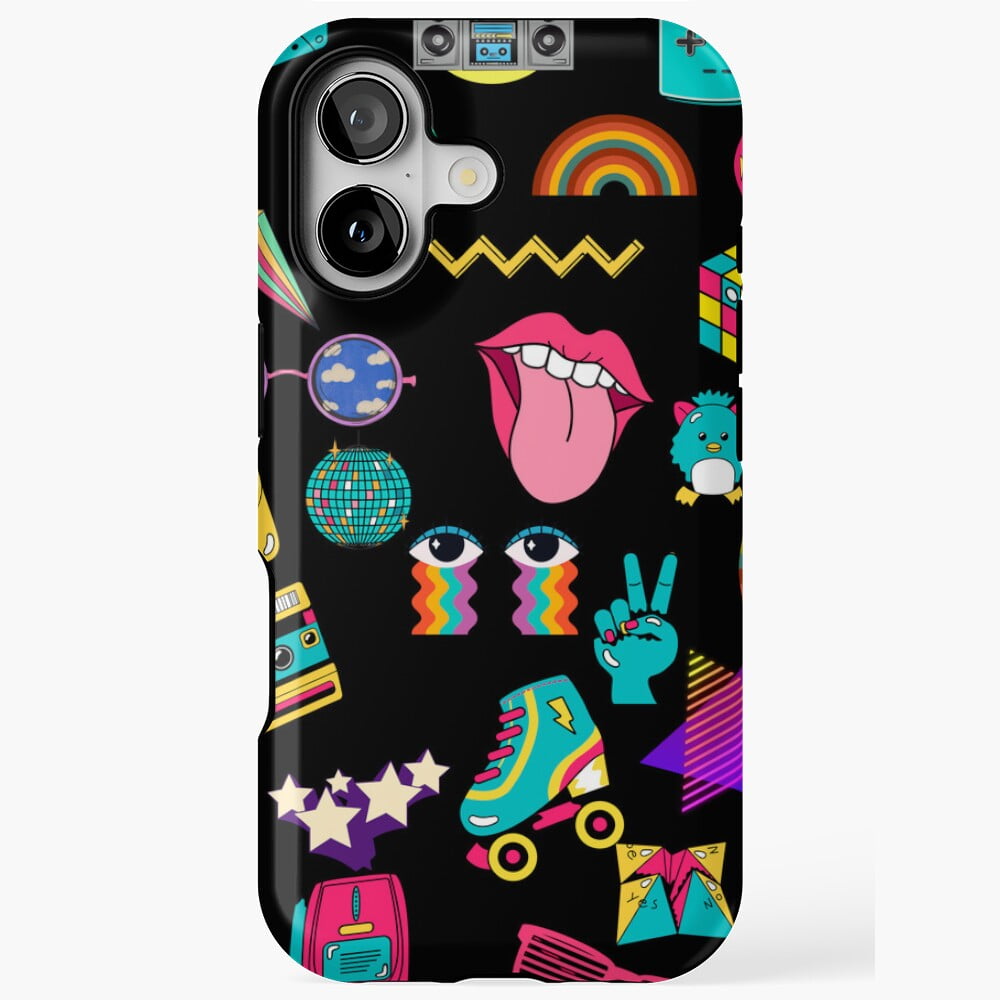 Cool 1990s Retro Nostalgia Vintage Style Tough iPhone Case with iPhone ...