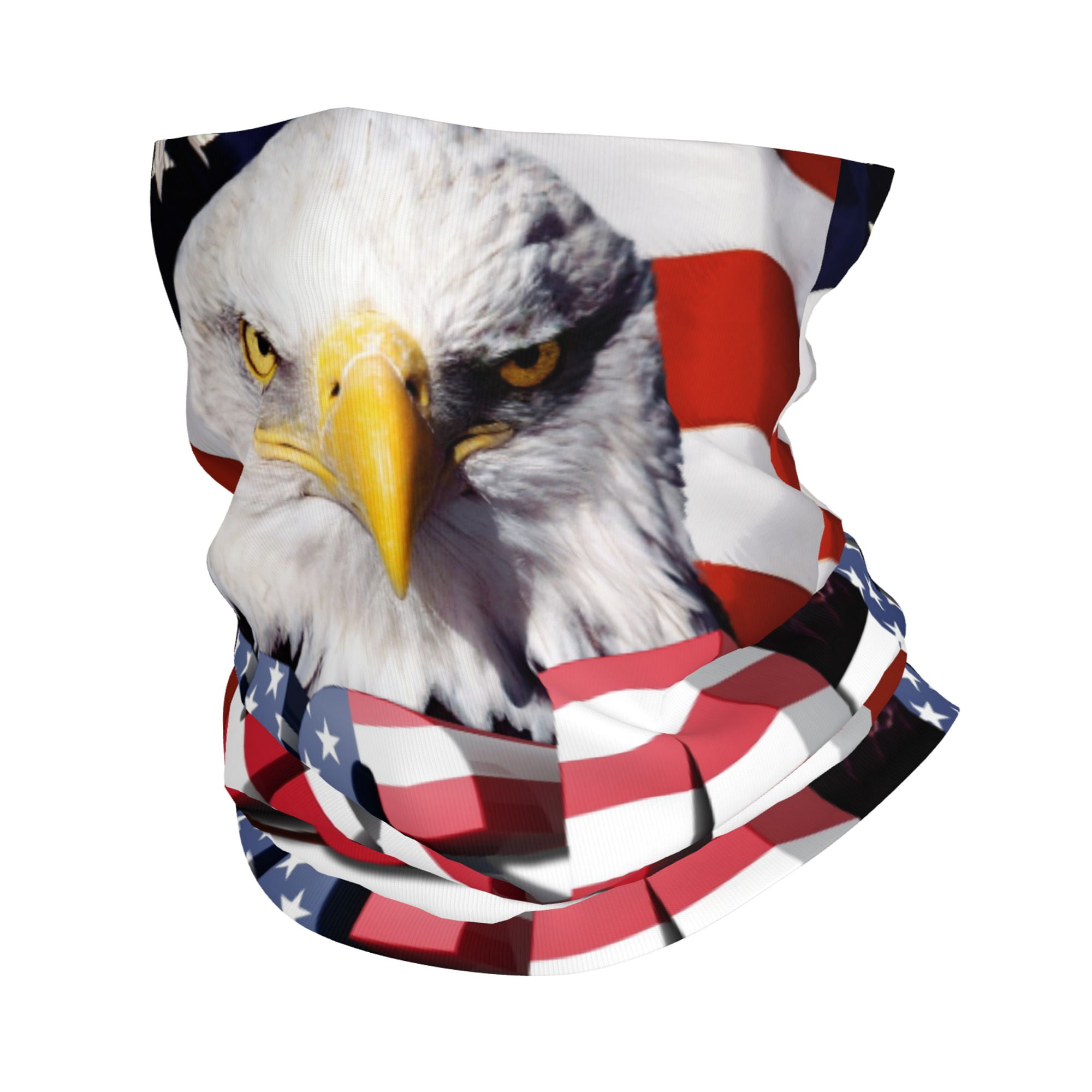 Cool 3D Print Eagle American Flag -Bandana/Neck Gaiter/Headwrap- Magic ...