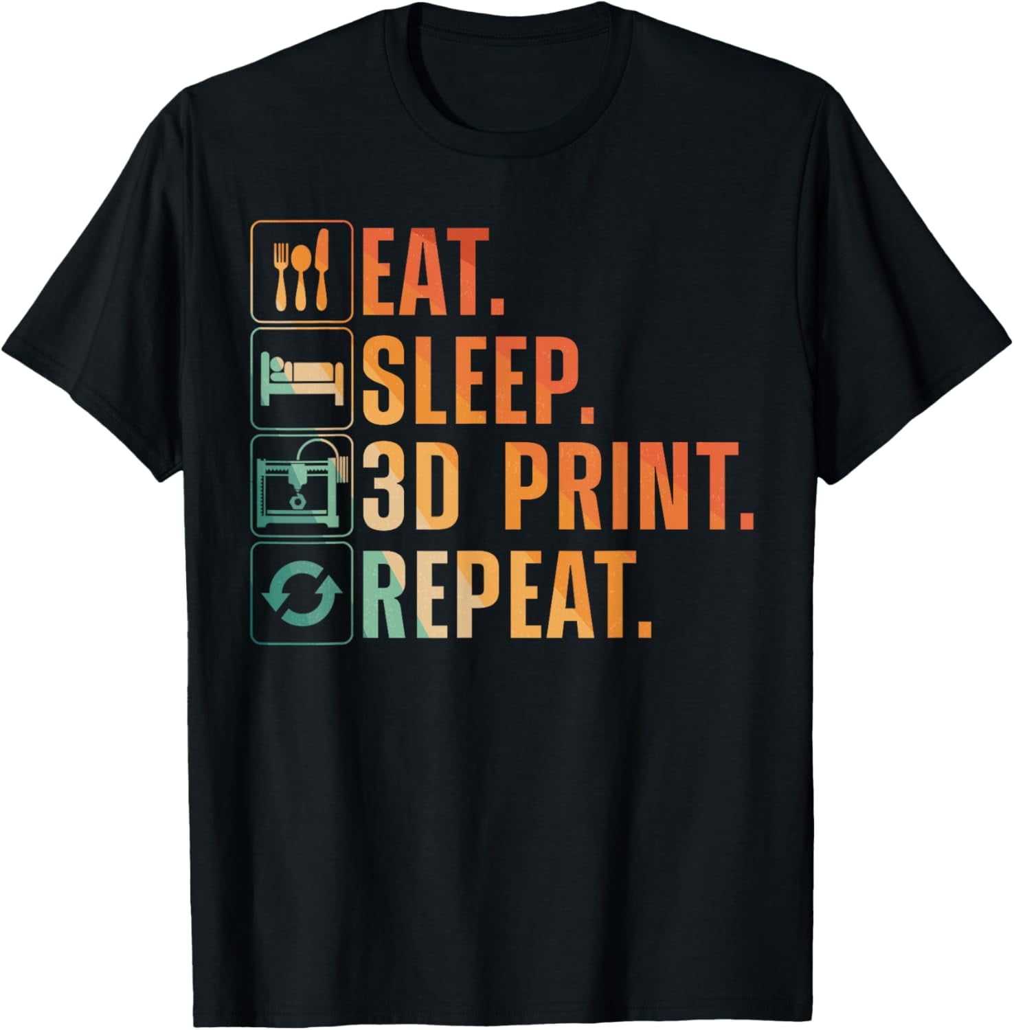 Cool 3D Printing For Men Women 3D Printer Lovers Print Geeks T-Shirt ...