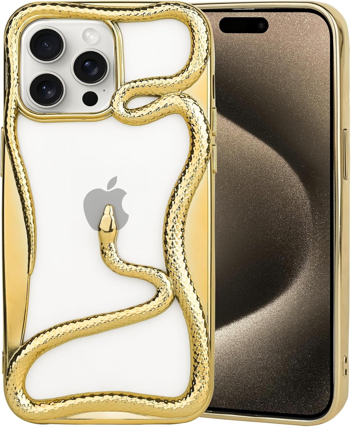 Cool 3D Snake Cases for iPhone 12 Pro/12, Creative Hollow Dissipate ...