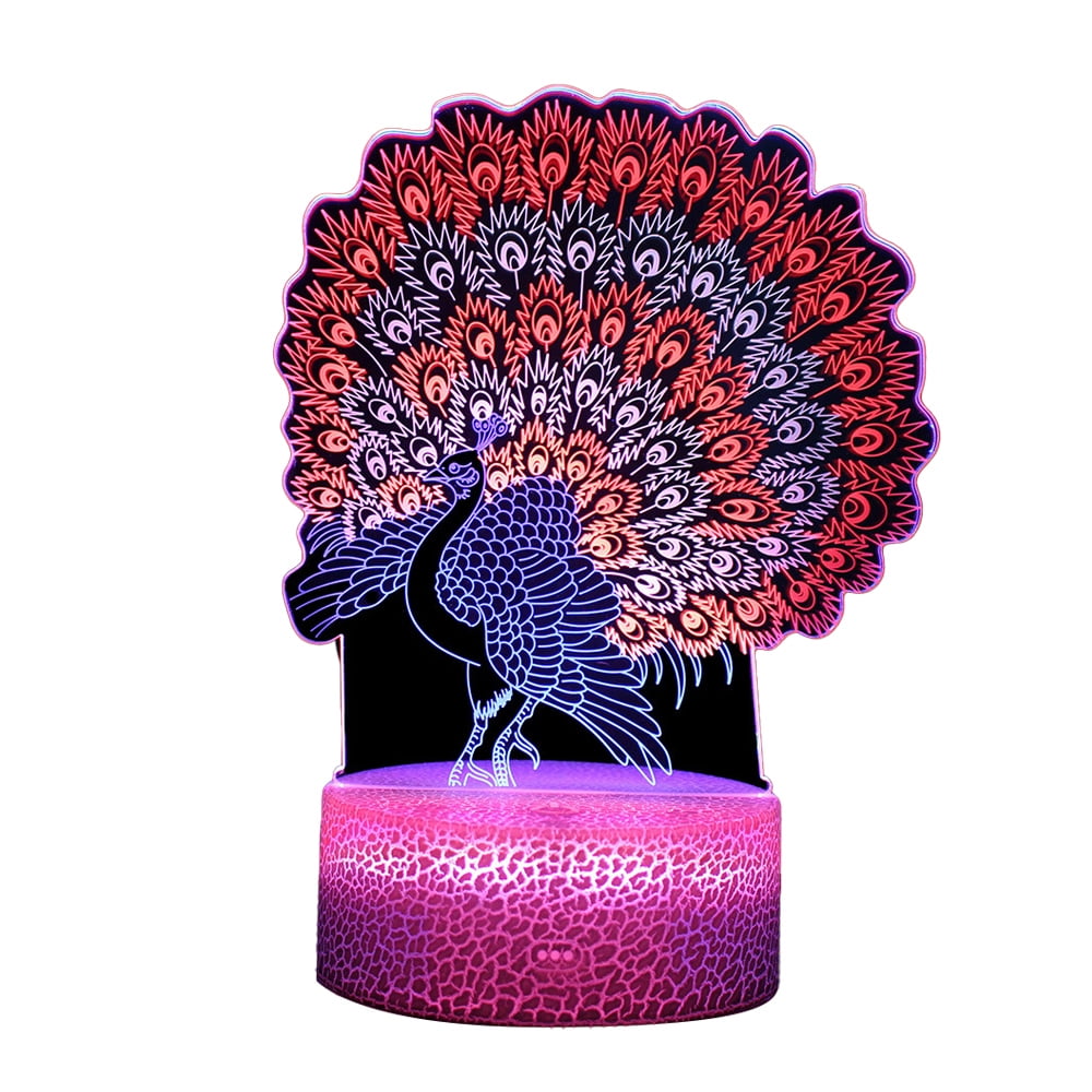Cool 3D nightlight creative gift light Bedside light led lamp style2 ...