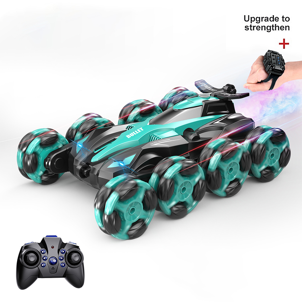 Cool 8 Wheels Hand Controlled rc Stunt Car Toys,Gesture Sensing Remote ...
