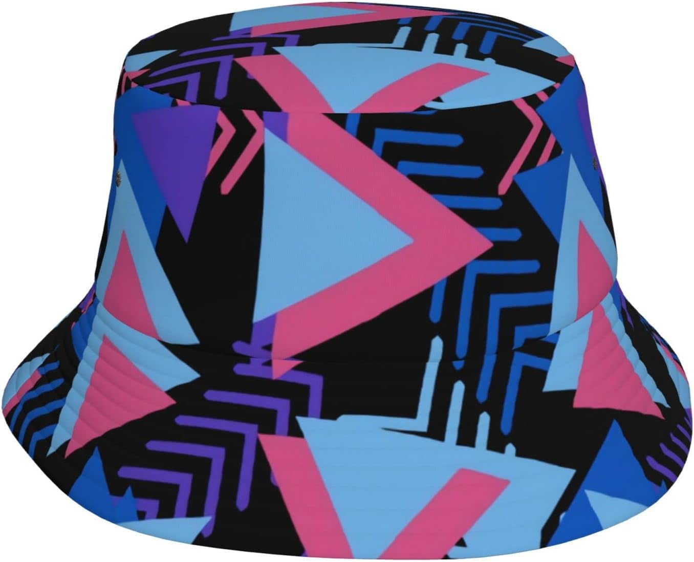 Cool 80s Retro Memphis Bucket Hats for Men Women Beach Travel Bucket ...