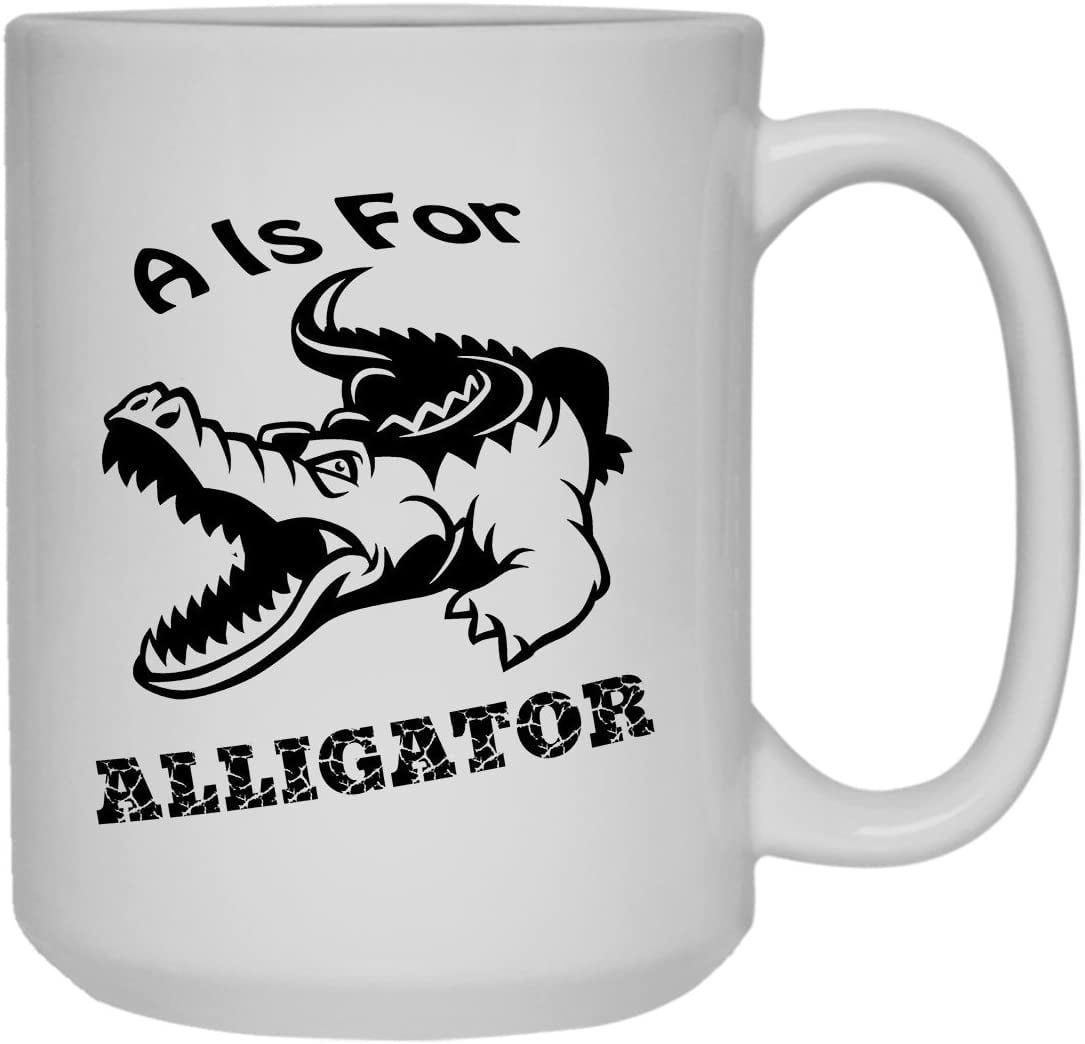 Cool A Is For Alligator Mug, Ceramic Mug For You 15 oz - Walmart.com