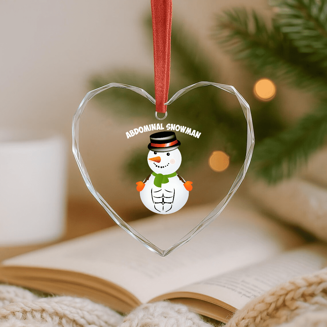 Cool Abdominal Snowman Winter Snow Abs Athlete Ornament Home Decoration ...