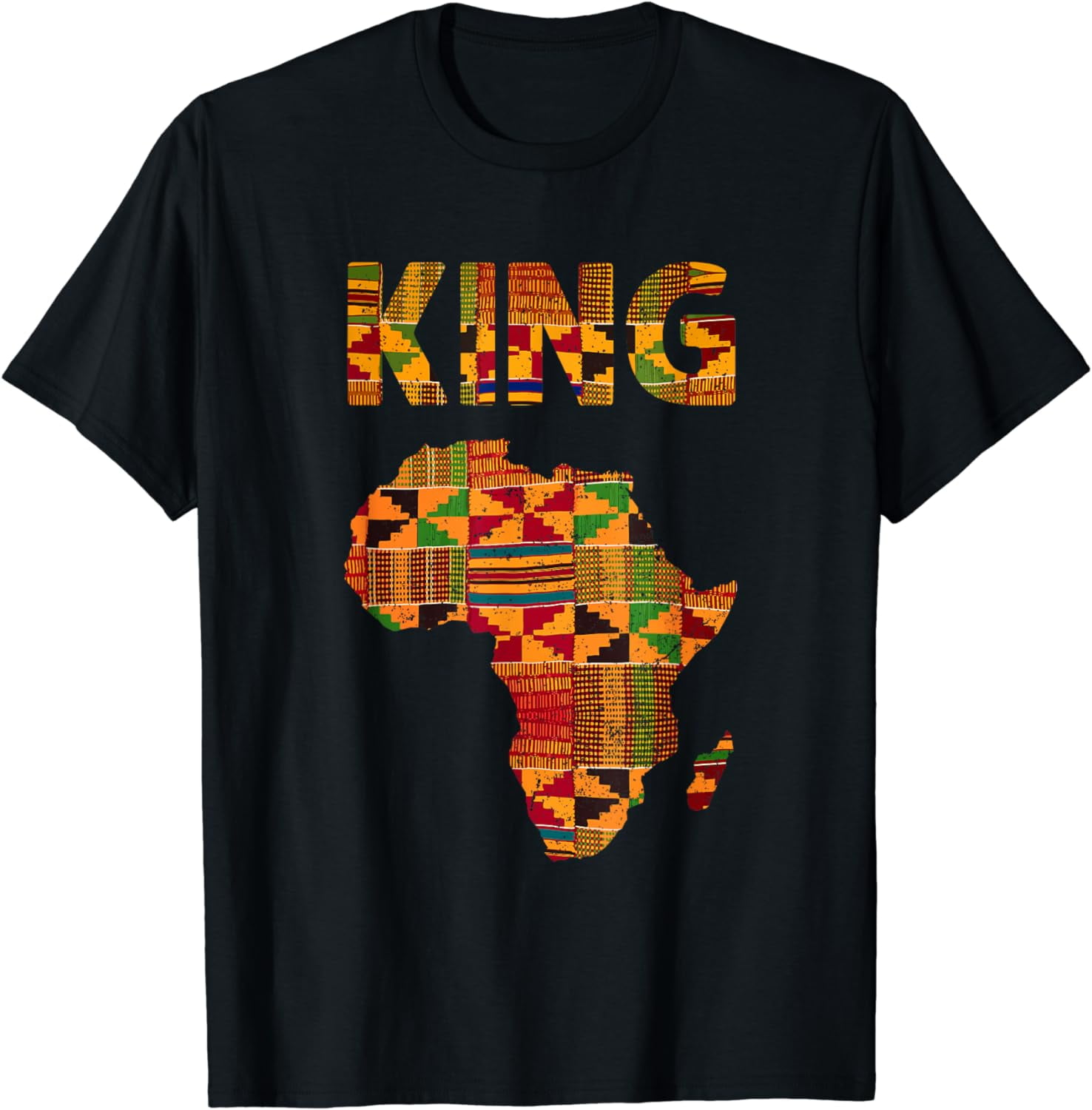 Cool African King Design Kente Cloth Africa Ghana Kids Men T-Shirt (1) - Walmart.com