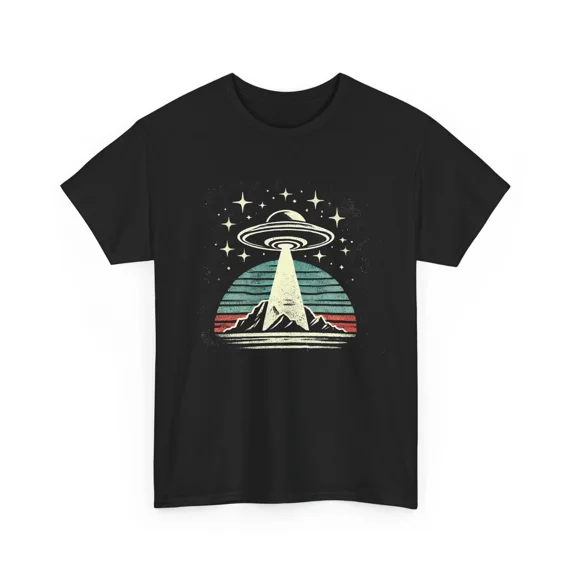 Cool Alien T-Shirt | UFO Graphic Tee | Outer Space Sci-Fi Style ...