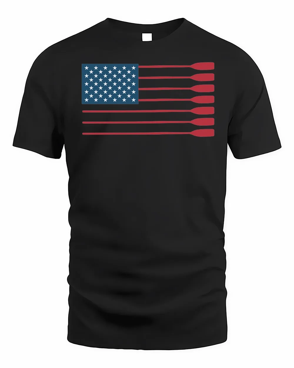 Cool American Flag Rowing Oar Funny Paddle Lover Rowers Gift Shirt ...