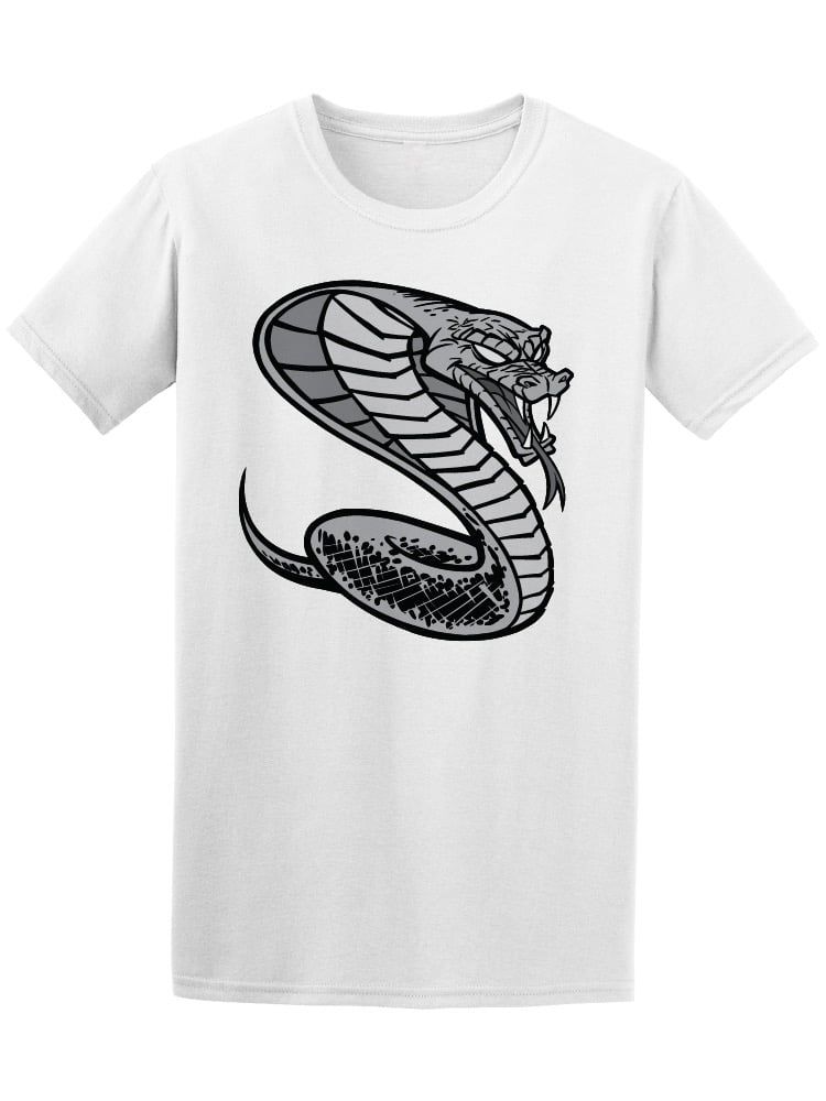 Cool Angry Cobra Snake T-Shirt Men -Image by Shutterstock, Male Large ...