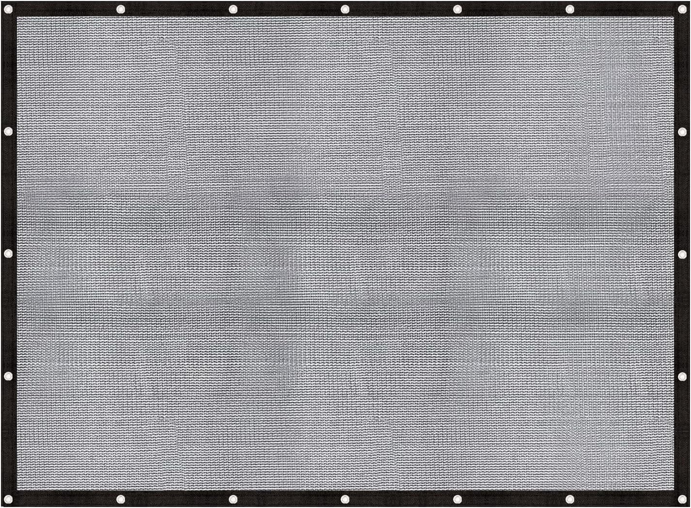 Cool Area 60-70% Shade Cloth 20x20FT Heavy Duty Knitted Mesh Tarp with ...