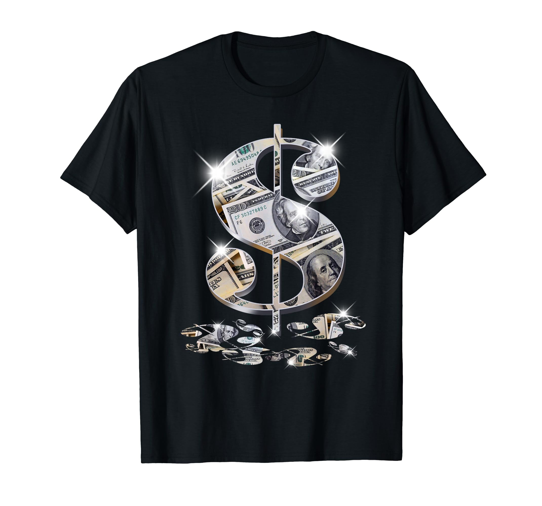 Cool As Dollar Bill Dollar Sign $$ Gift Design Idea T-Shirt - Walmart.com