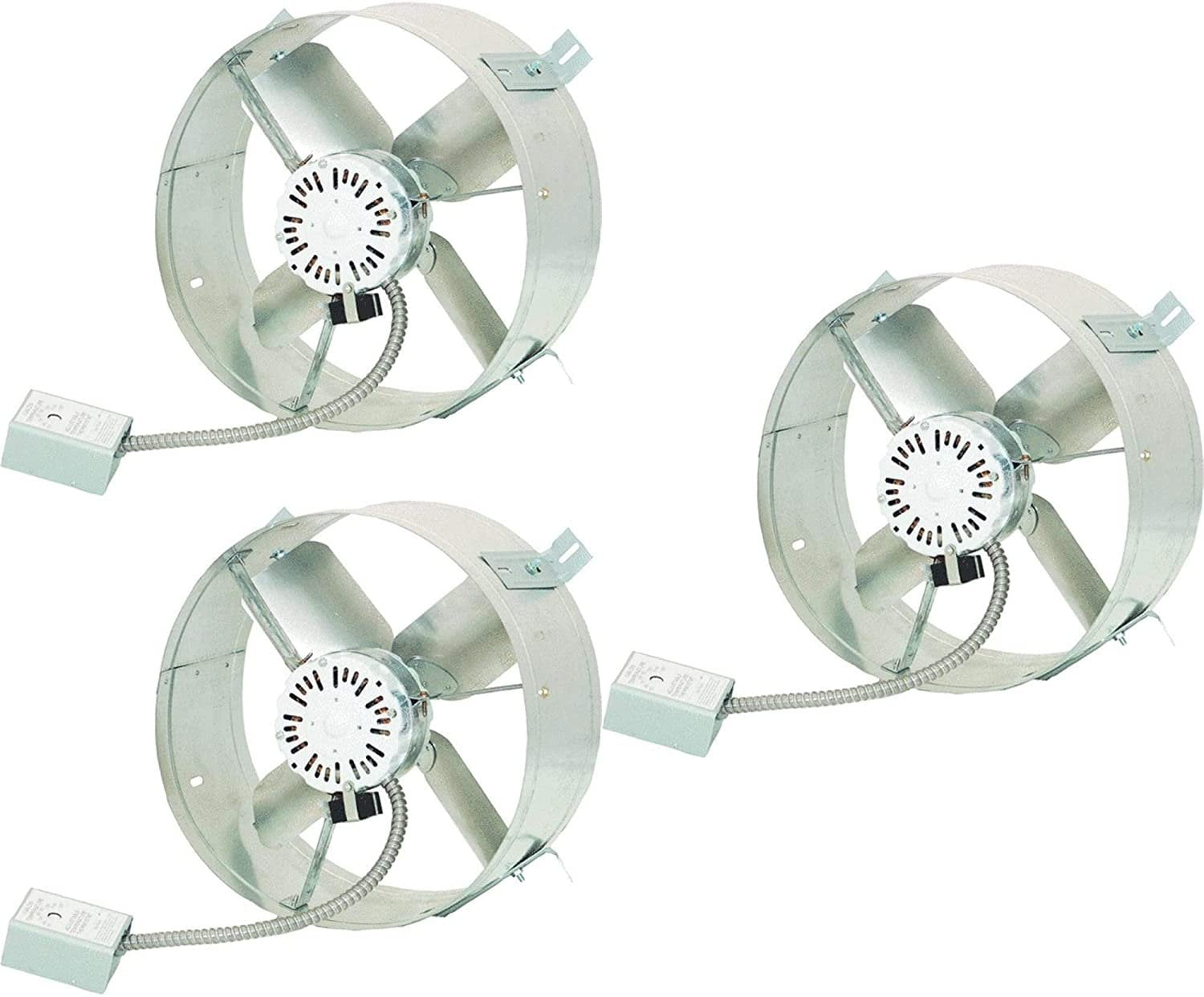 Cool Attic CX1500 Gable Mount Power Attic Fan Ventilator with 2.6-Amp ...