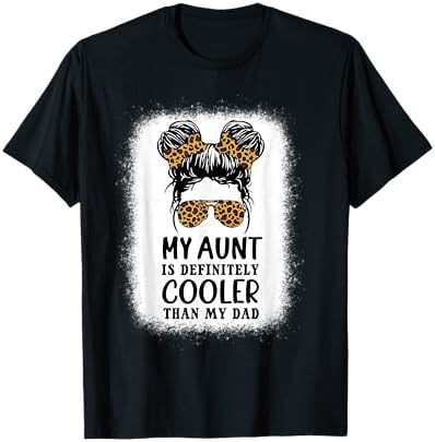 Cool Aunt Graphic T-Shirt for Niece or Nephew - Fun Gift for Family ...