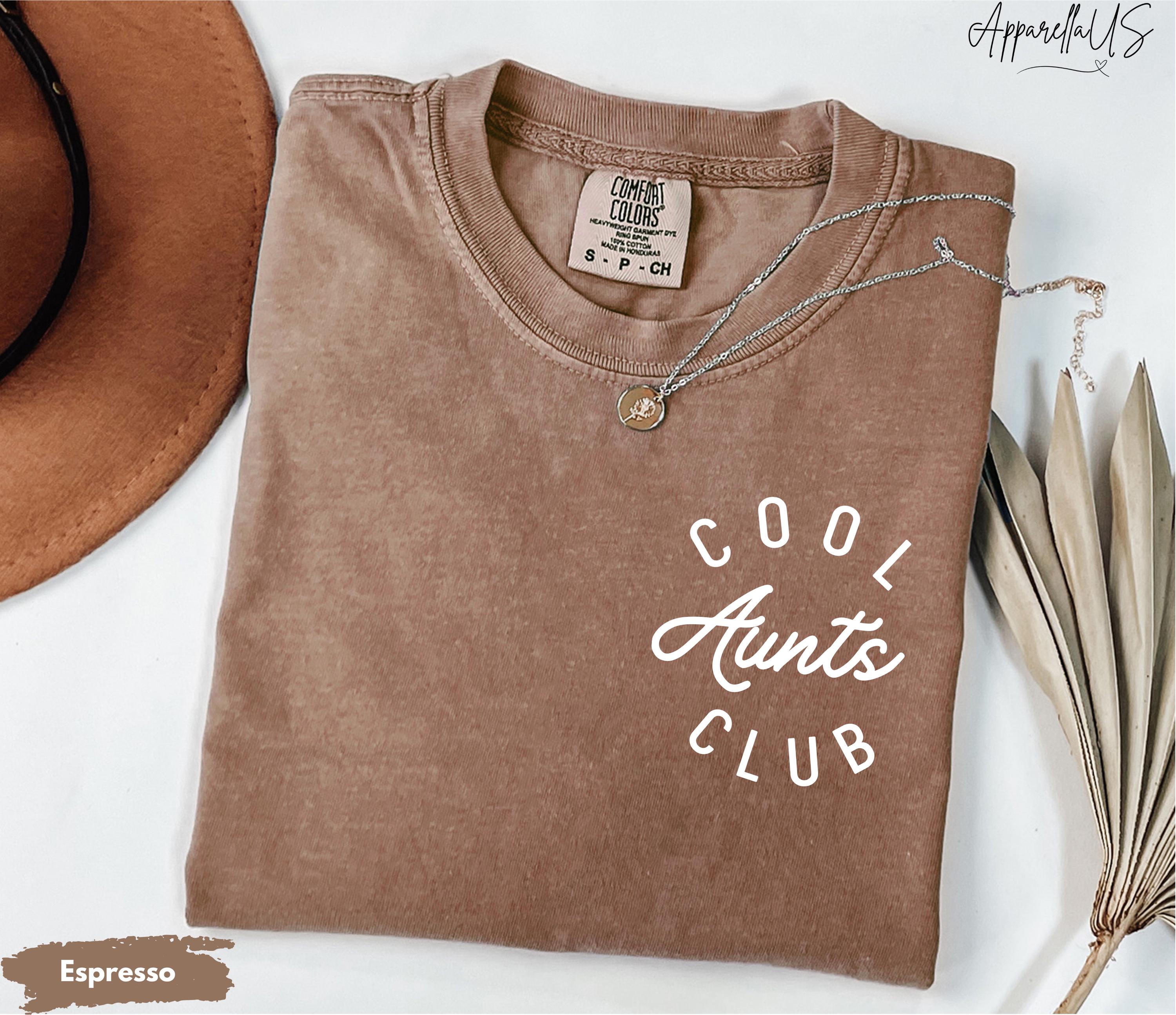 Cool Aunts Club T-Shirt, Auntie Shirt, Mothers Day Shirt, New Aunt Gift ...