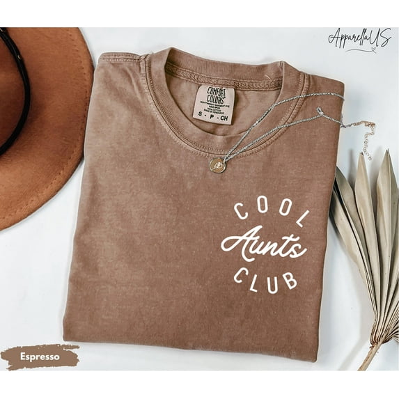 Cool Aunts Club T-Shirt, Auntie Shirt, Mothers Day Shirt, New Aunt Gift ...