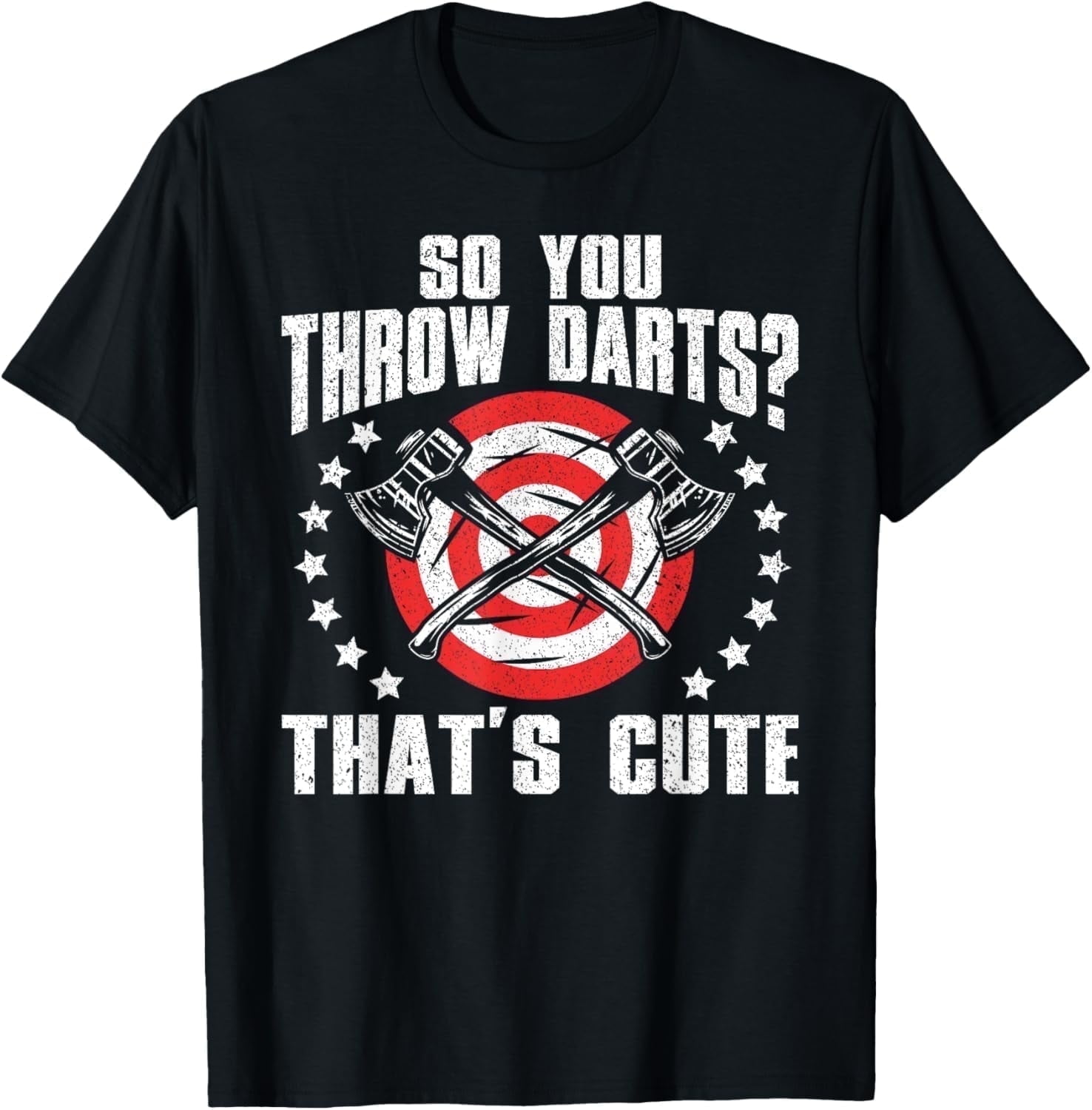 Cool Axe Throwing Art For Men Women Dart Ax Thrower Hatchet T-Shirt ...