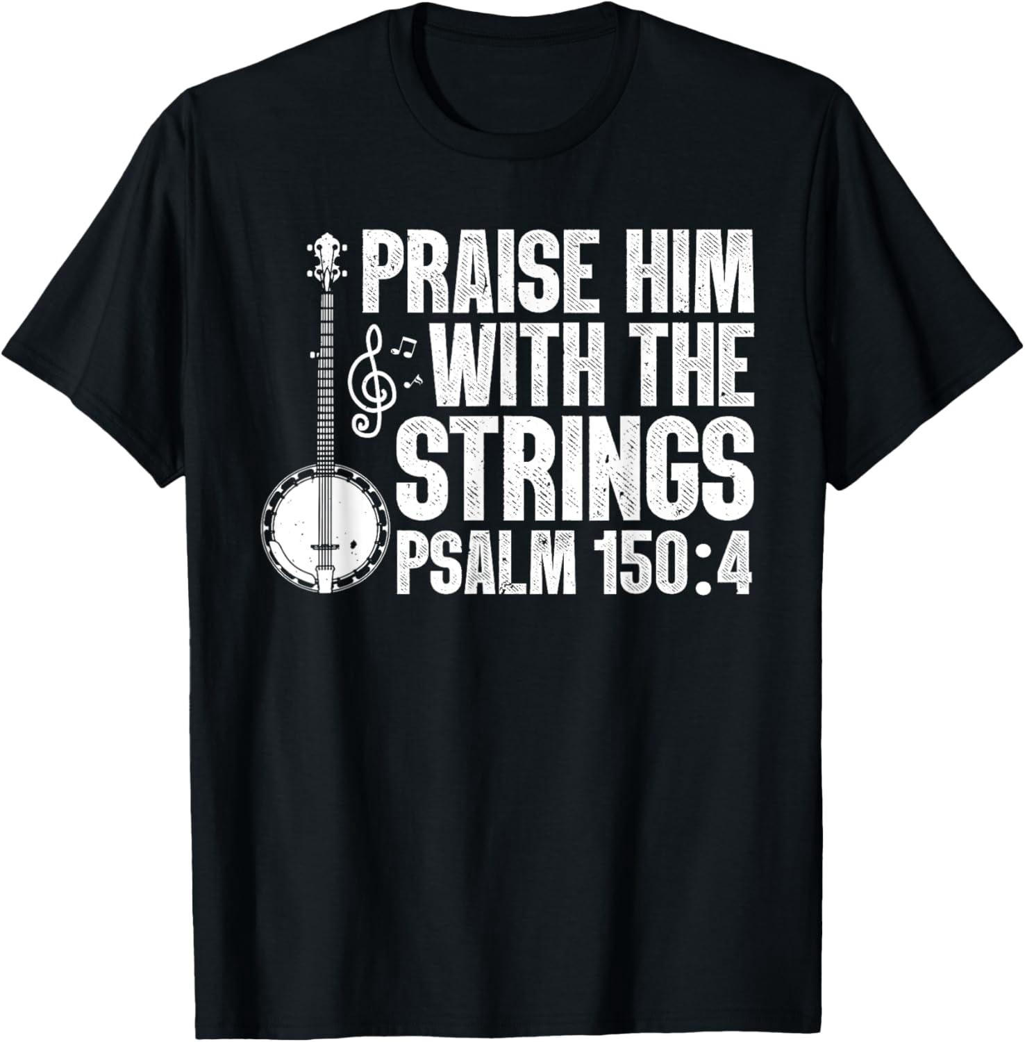 Cool Banjo Bluegrass Music Art For Men Women Worship Leader T-Shirt ...