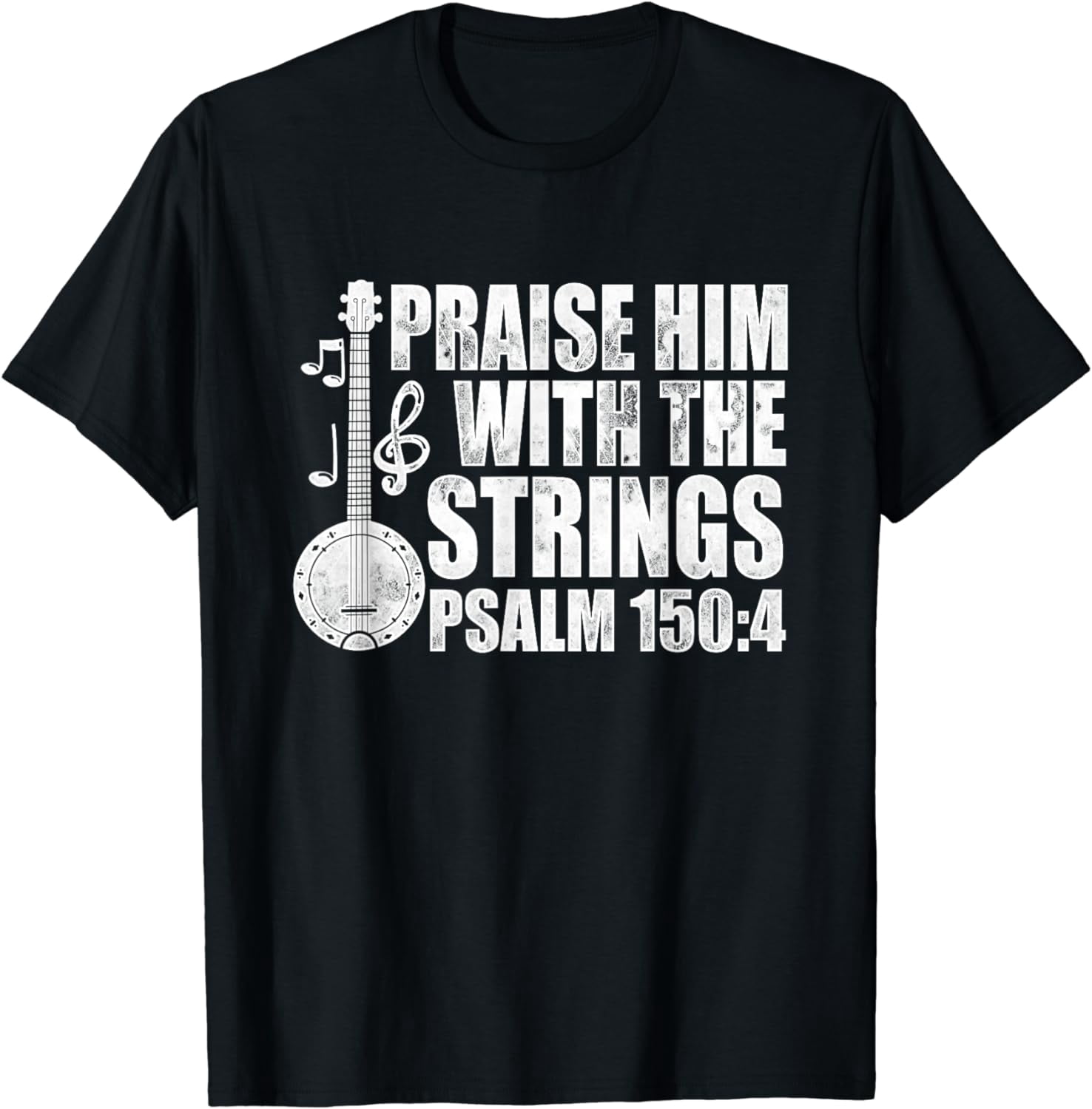 Cool Banjo Bluegrass Music Art For Men Women Worship Leader T-Shirt ...