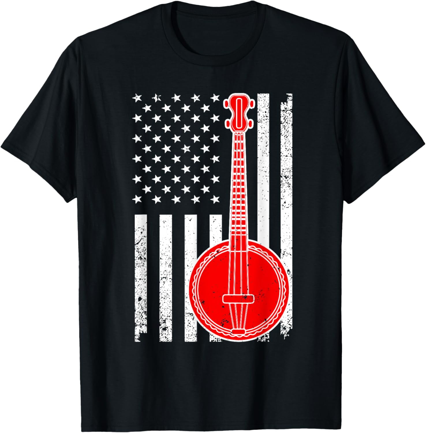 Cool Banjo Design For Men Women Kids Bluegrass Banjo Player T-Shirt ...