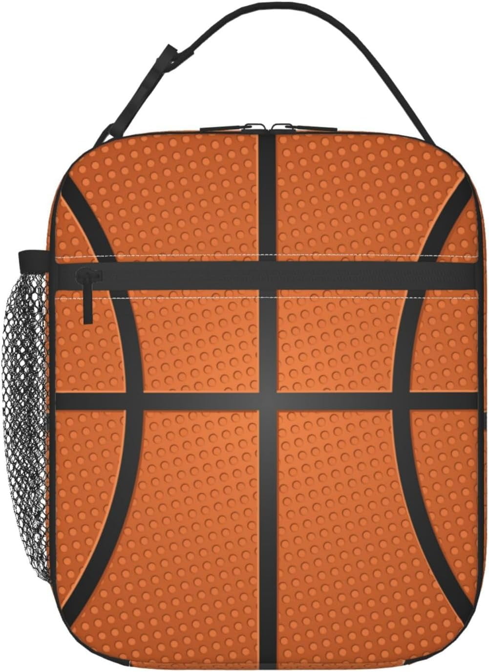 Cool Basketball Ball Sport Lunch Bag Insulated Reusable Lunch Box Lunch ...
