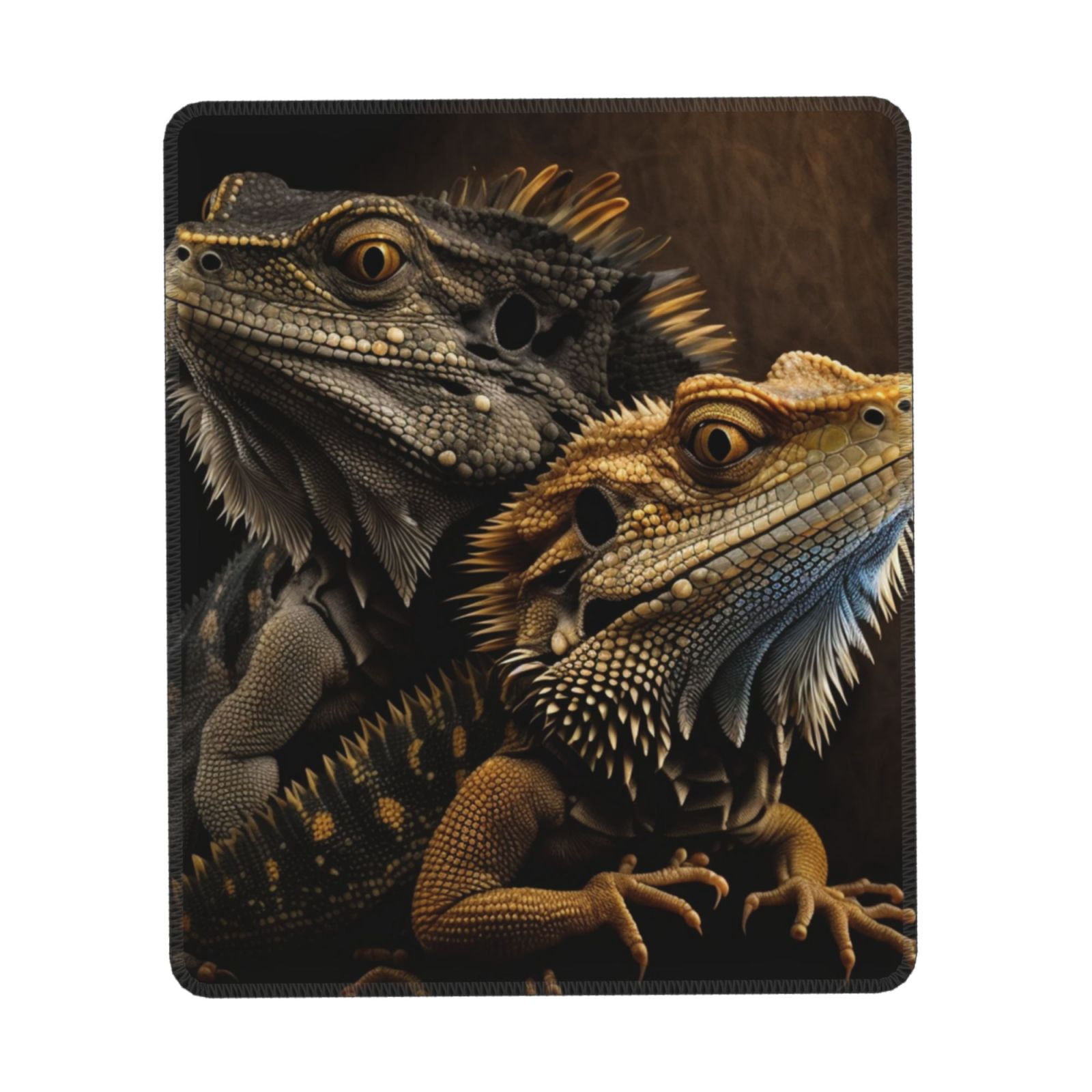 Cool Bearded Dragon Lizards Gaming Mouse Pad 10 x 12 inch Rectangle ...