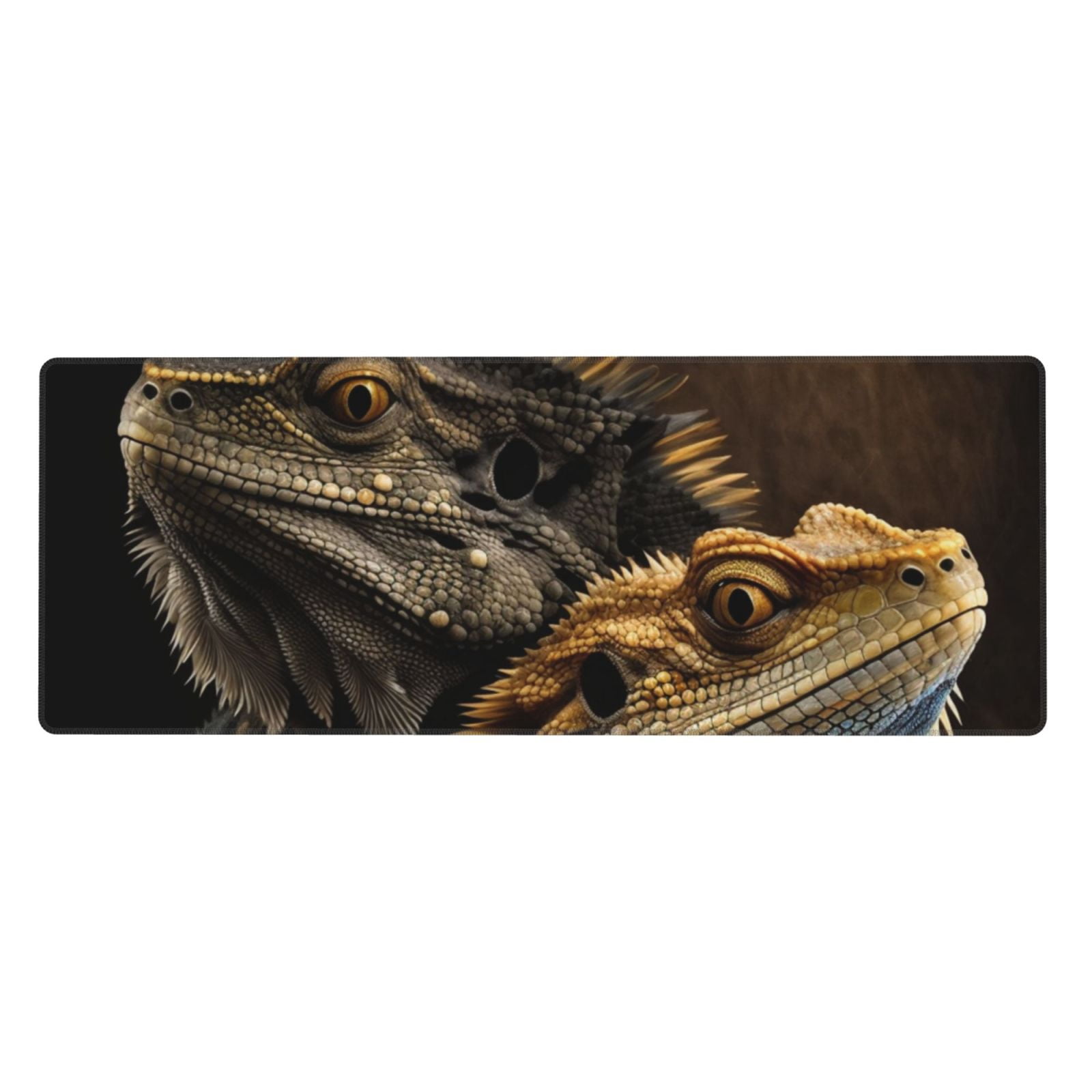 Cool Bearded Dragon Lizards Mouse Pad Extended Large Gaming Mousepad ...