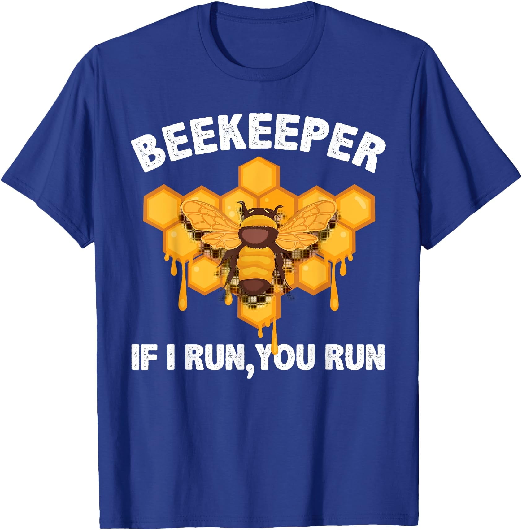 Cool Beekeeper Honeybee Beekeeping Bee Lover Softstyle T-Shirt for Men Women Kids,Royal Blue ...