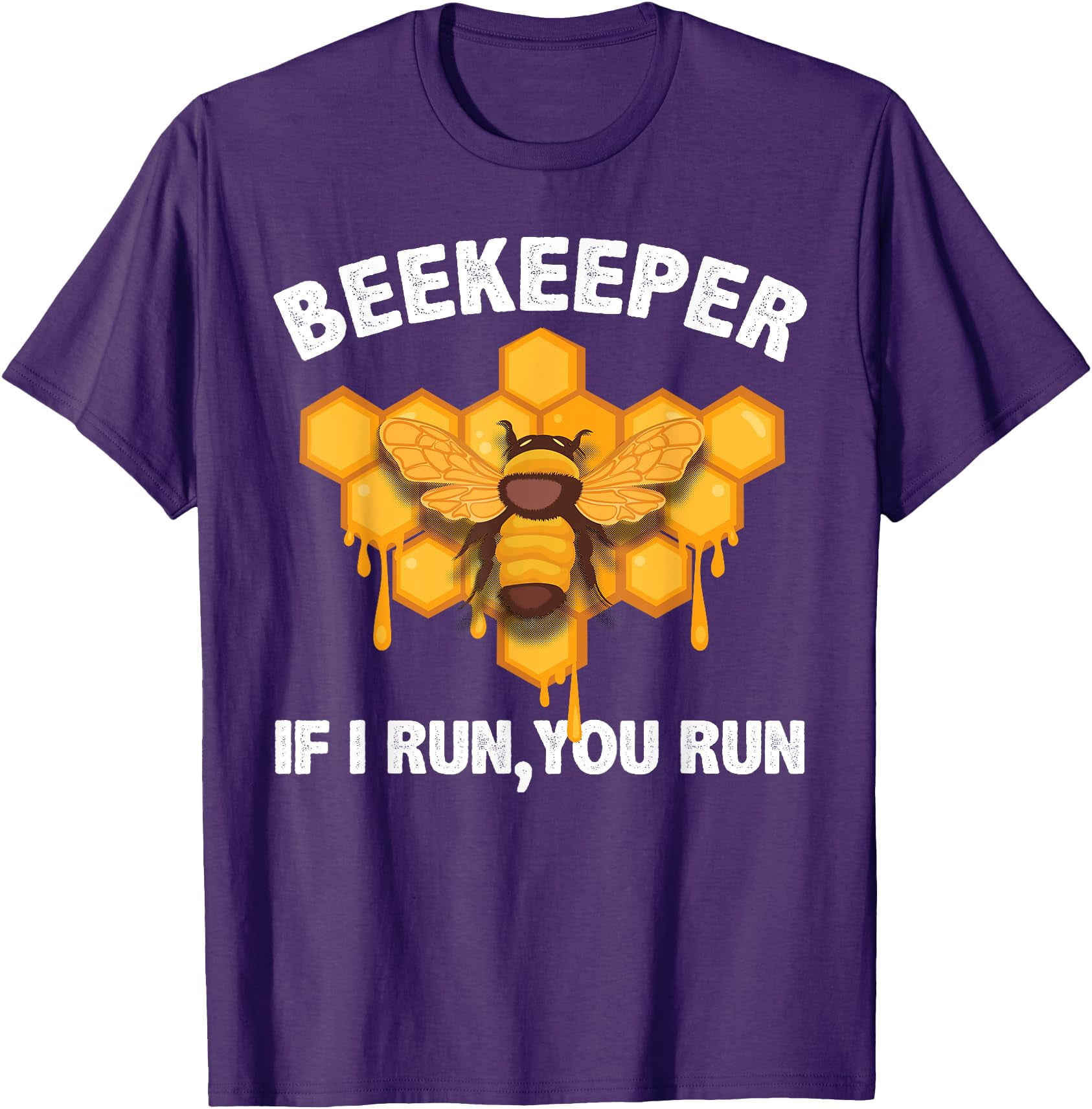 Cool Beekeeper If I Run Honeybee Beekeeping Bee Lover Softstyle T-Shirt ...