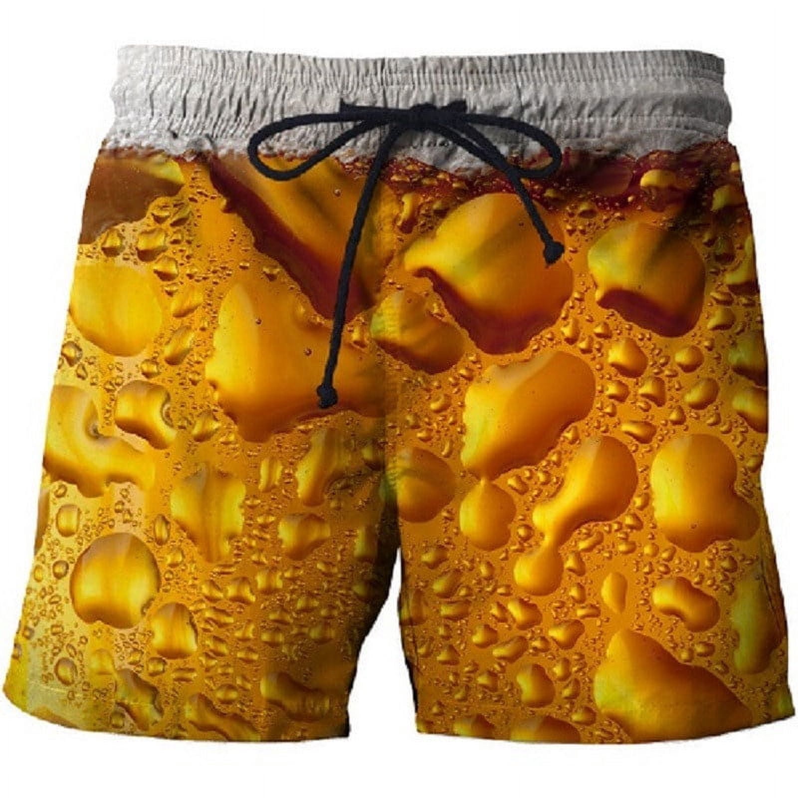 Cool Beer 3D Printed Men Short Pants Women Kid Trendy Swimming Trunks ...