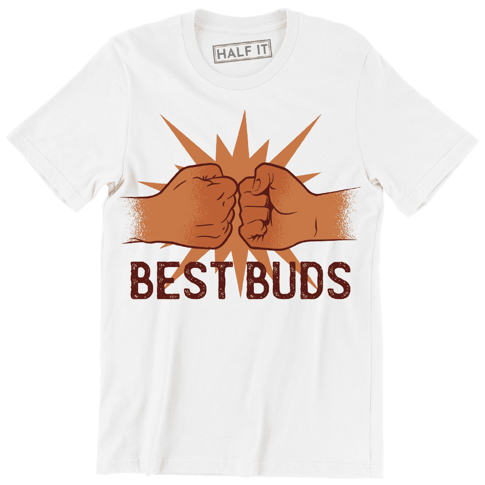 Cool Best Buds Two Fists Bumping Together In The Air Short Sleeve T ...
