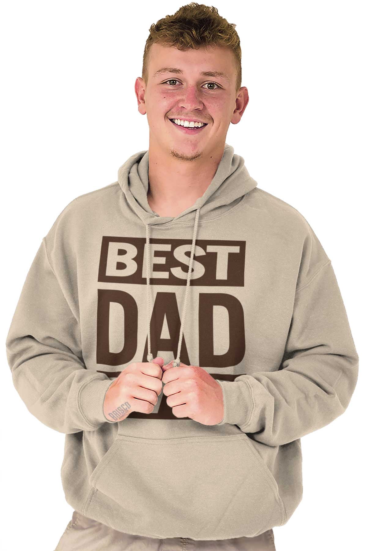 Cool Best Dad Ever Father's Day Hoodie Hooded Sweatshirt Men Brisco ...
