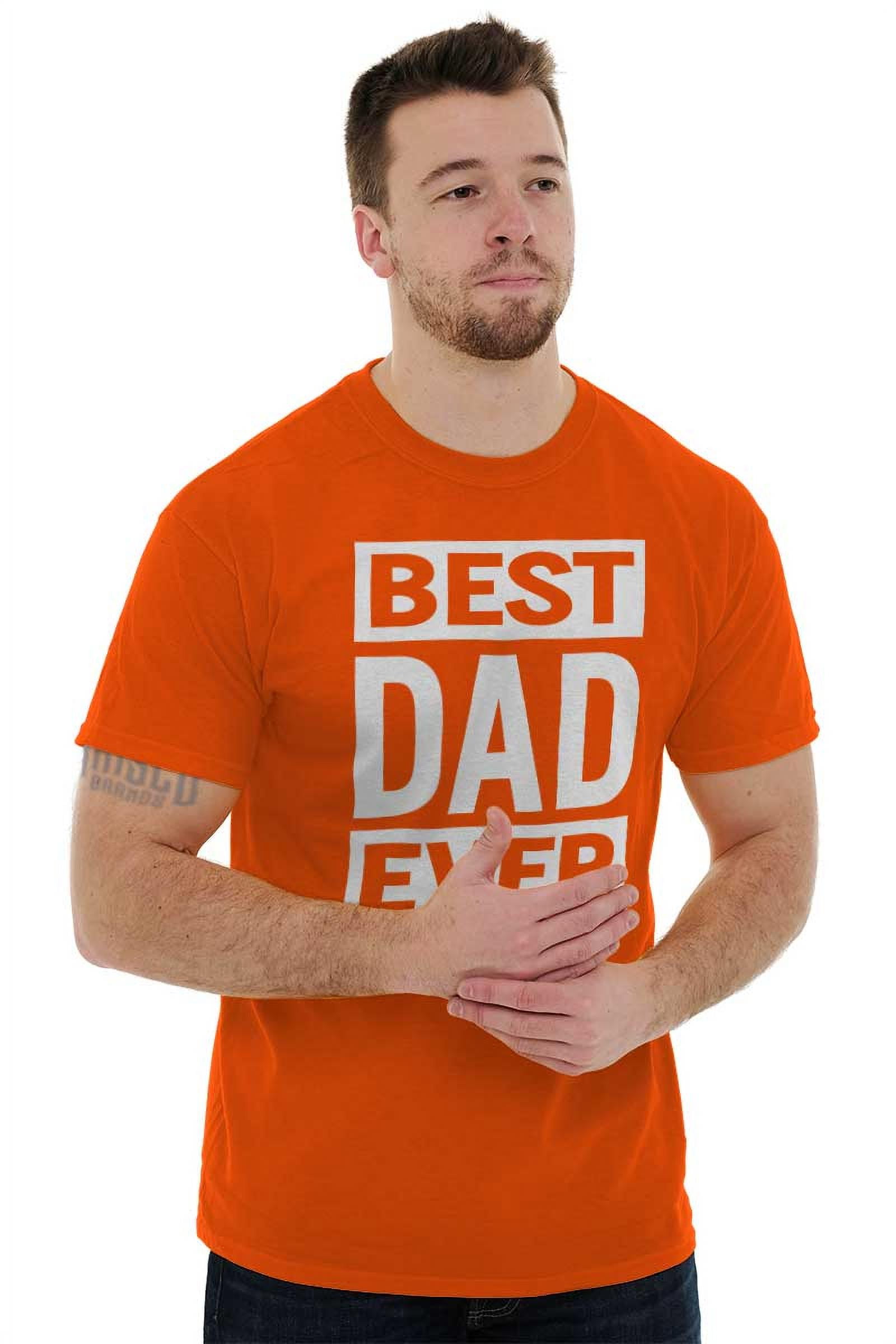 Cool Best Dad Ever Father's Day Men's Graphic T Shirt Tees Brisco ...