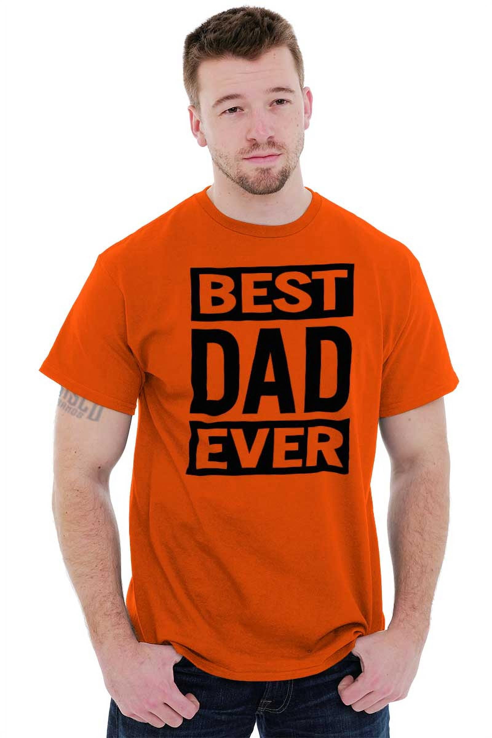 Cool Best Dad Ever Father's Day Men's Graphic T Shirt Tees Brisco ...
