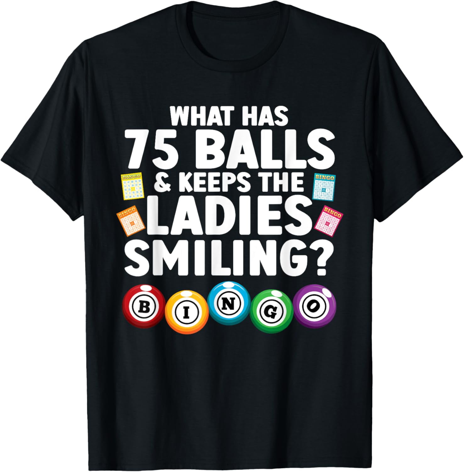 Cool Bingo Novelty For Men Women Bingo Lover Bingo Player T-Shirt ...