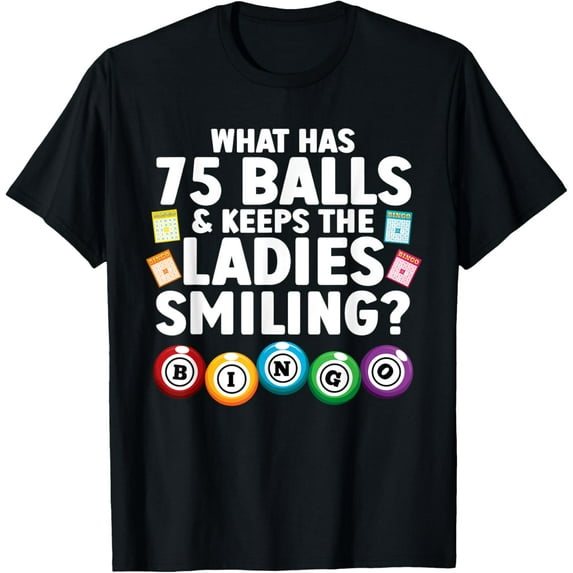 Cool Bingo Novelty For Men Women Bingo Lover Bingo Player T-Shirt ...