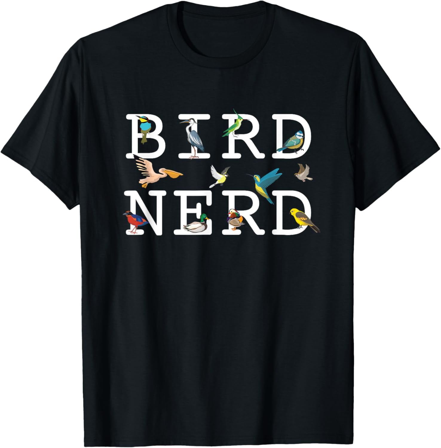 Cool Bird Lover Birdwatching Present Birdwatcher Birder T-Shirt ...