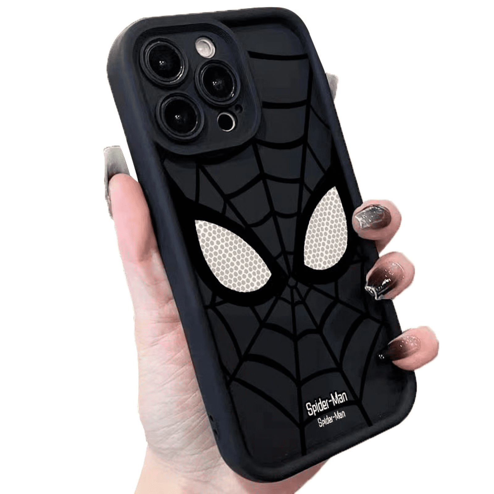 Cool Black Anime Movies Spider Phone Case, Spider Web Phone Case for ...