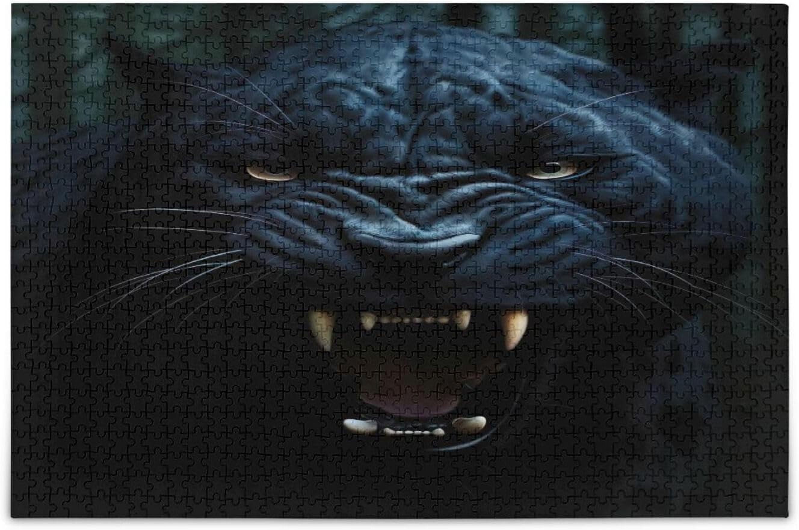 Cool Black Panther Jigsaw Puzzles for Adults 500 Pieces,Decompression ...