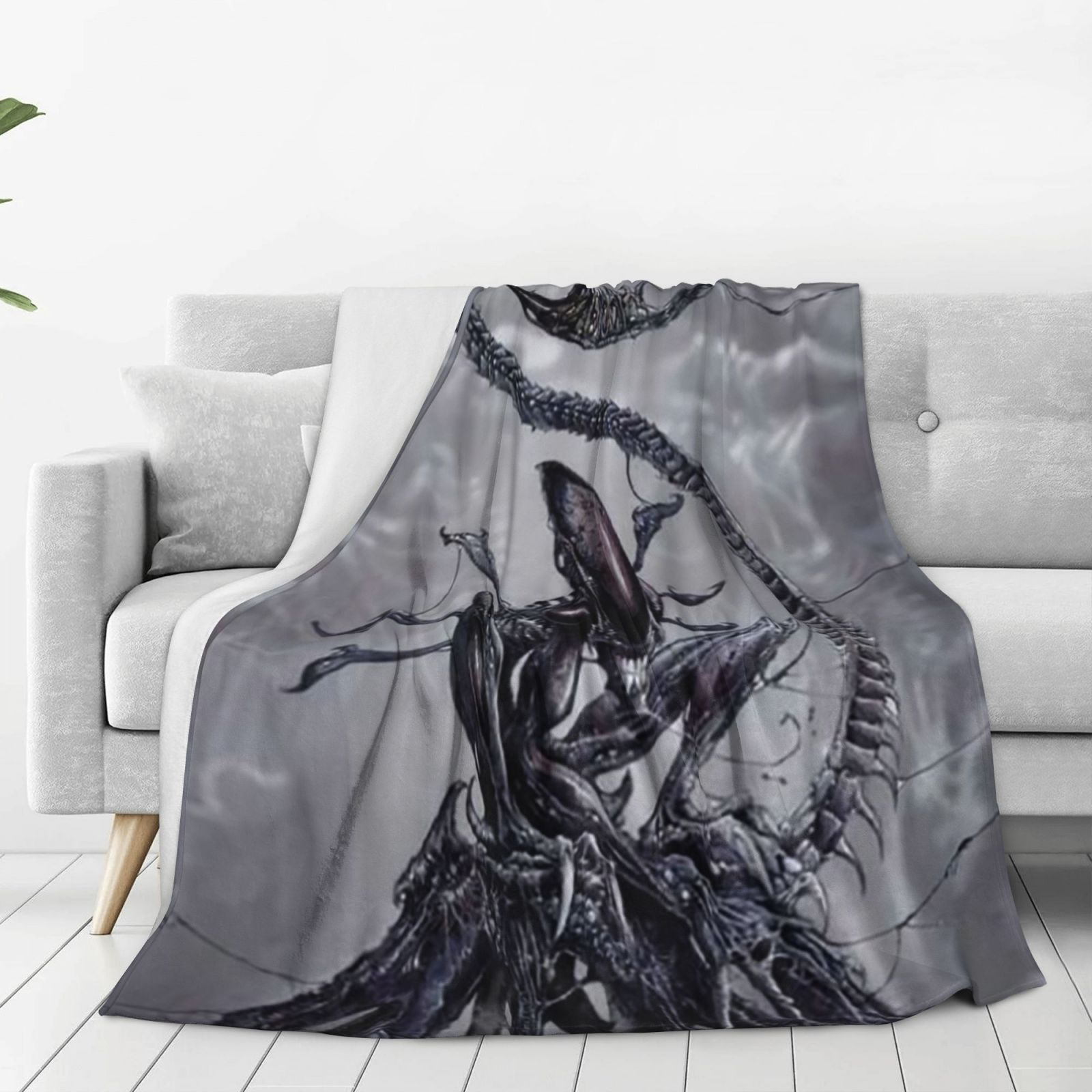 Cool Black And White Checkered Flag Fleece Blanket Super Soft Cozy ...