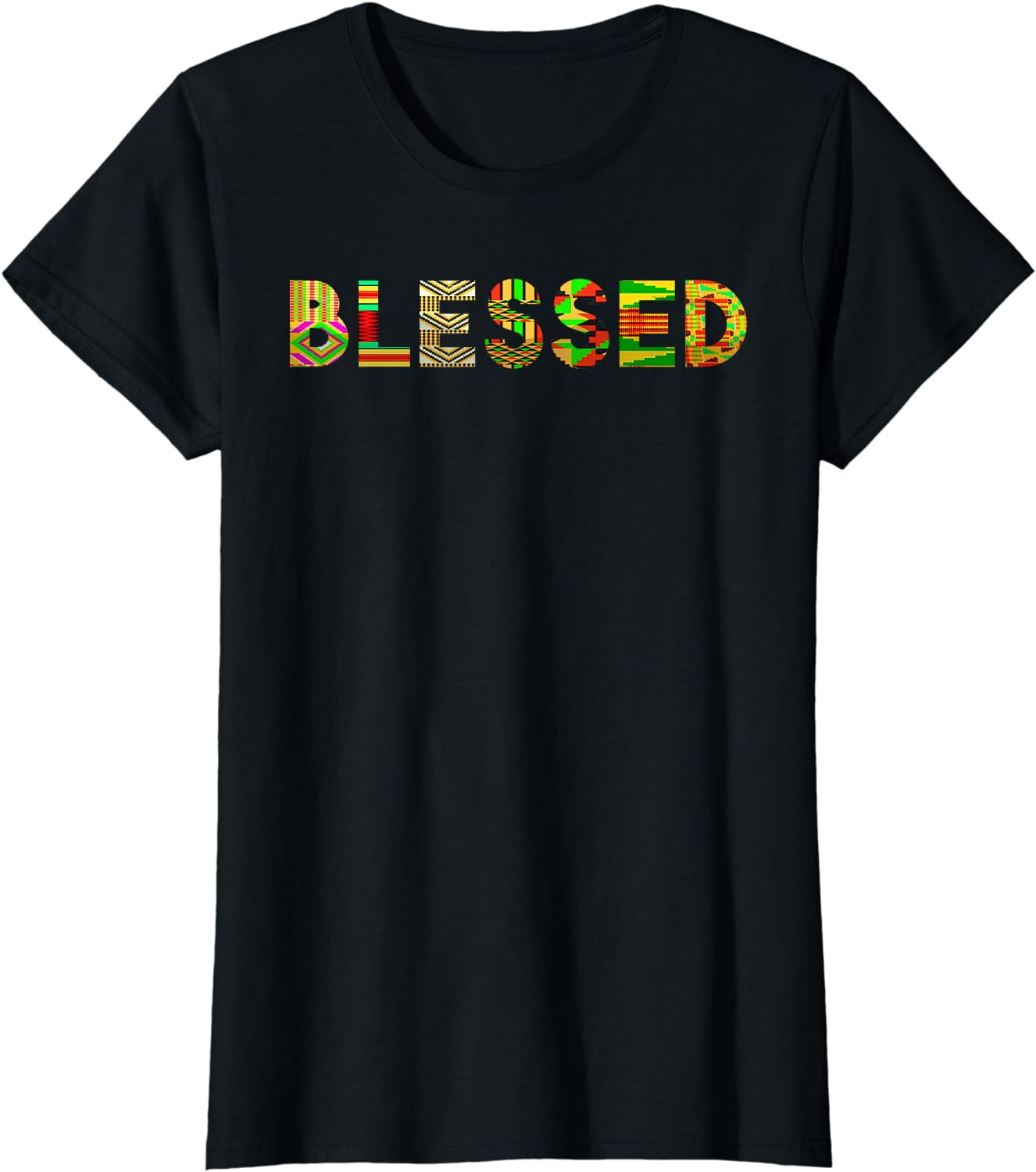 Cool Blessed Gift For Him Her | Best Kente Women Cloth Lover T-Shirt ...