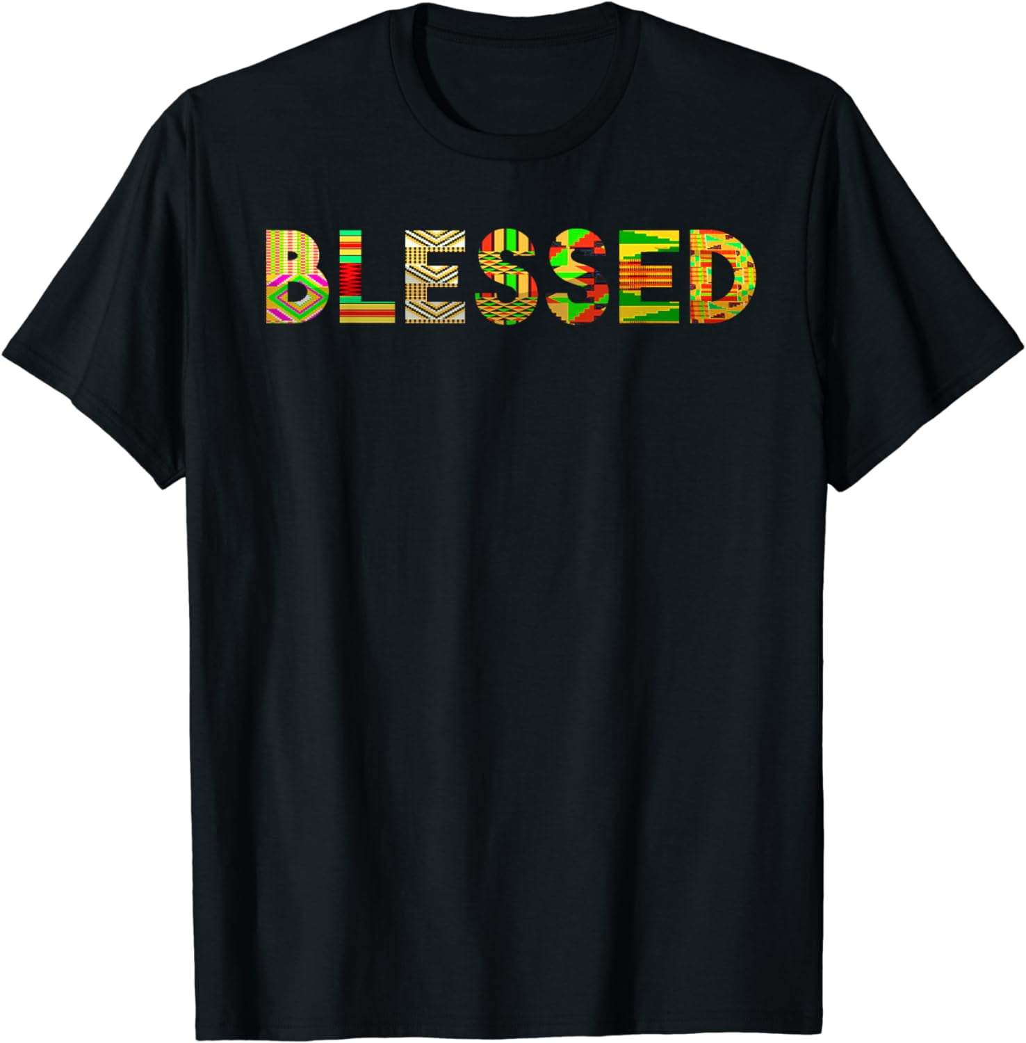 Cool Blessed Gift For Him Her | Best Kente Women's Cloth Lover T-Shirt ...