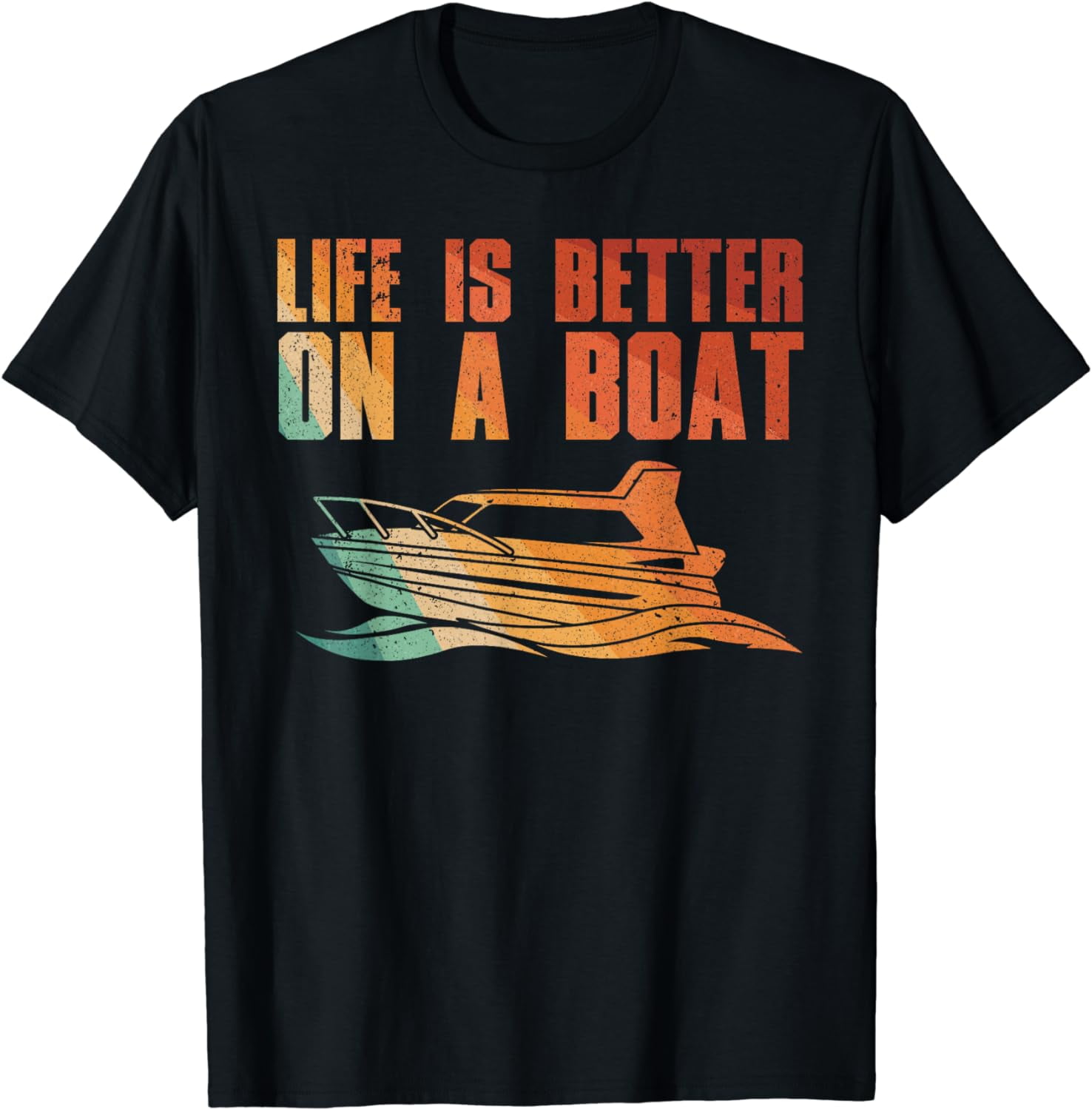 Cool Boating For Men Women Boat Captain Pontoon Yachting T-Shirt ...